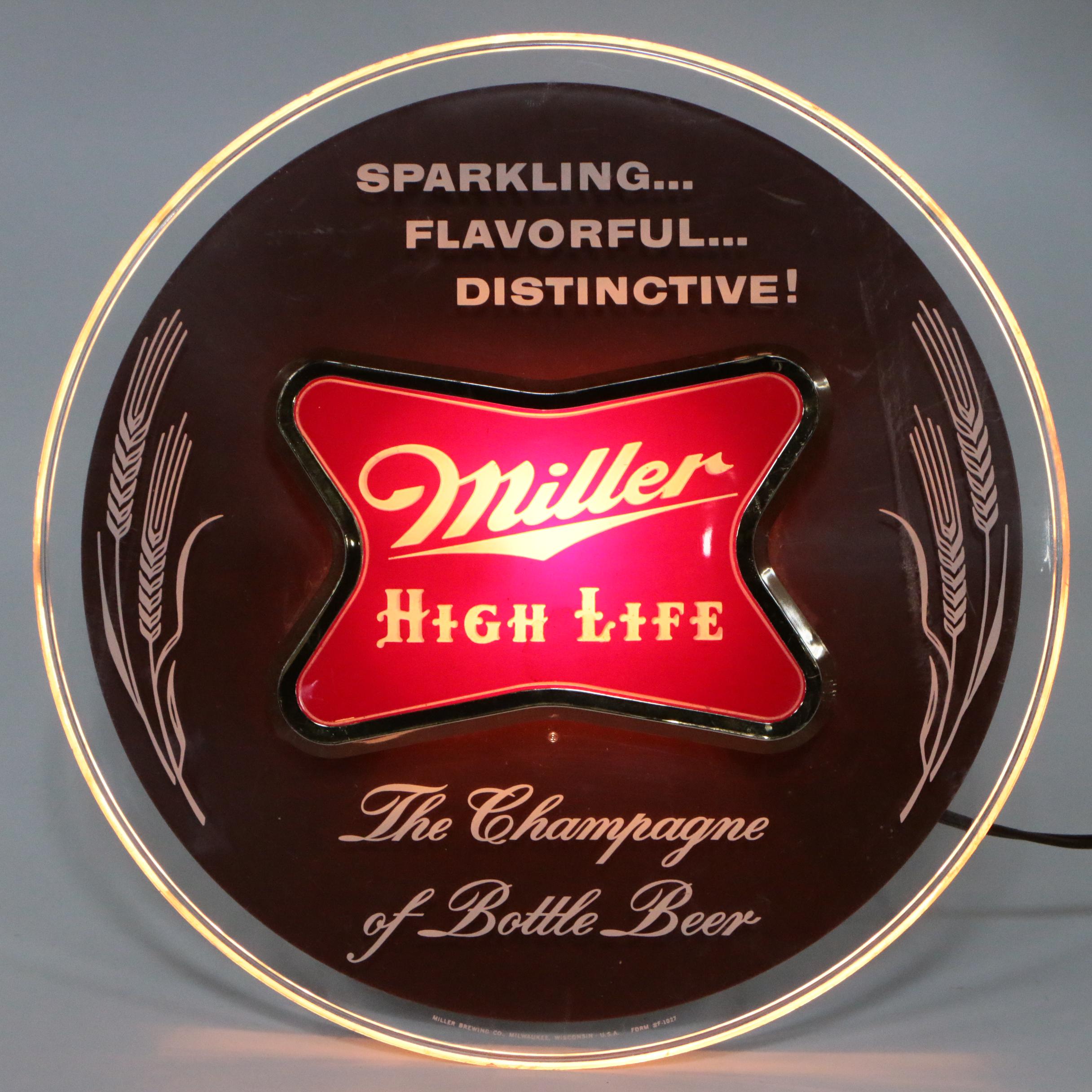 Miller High Life Illuminated Sign | EBTH