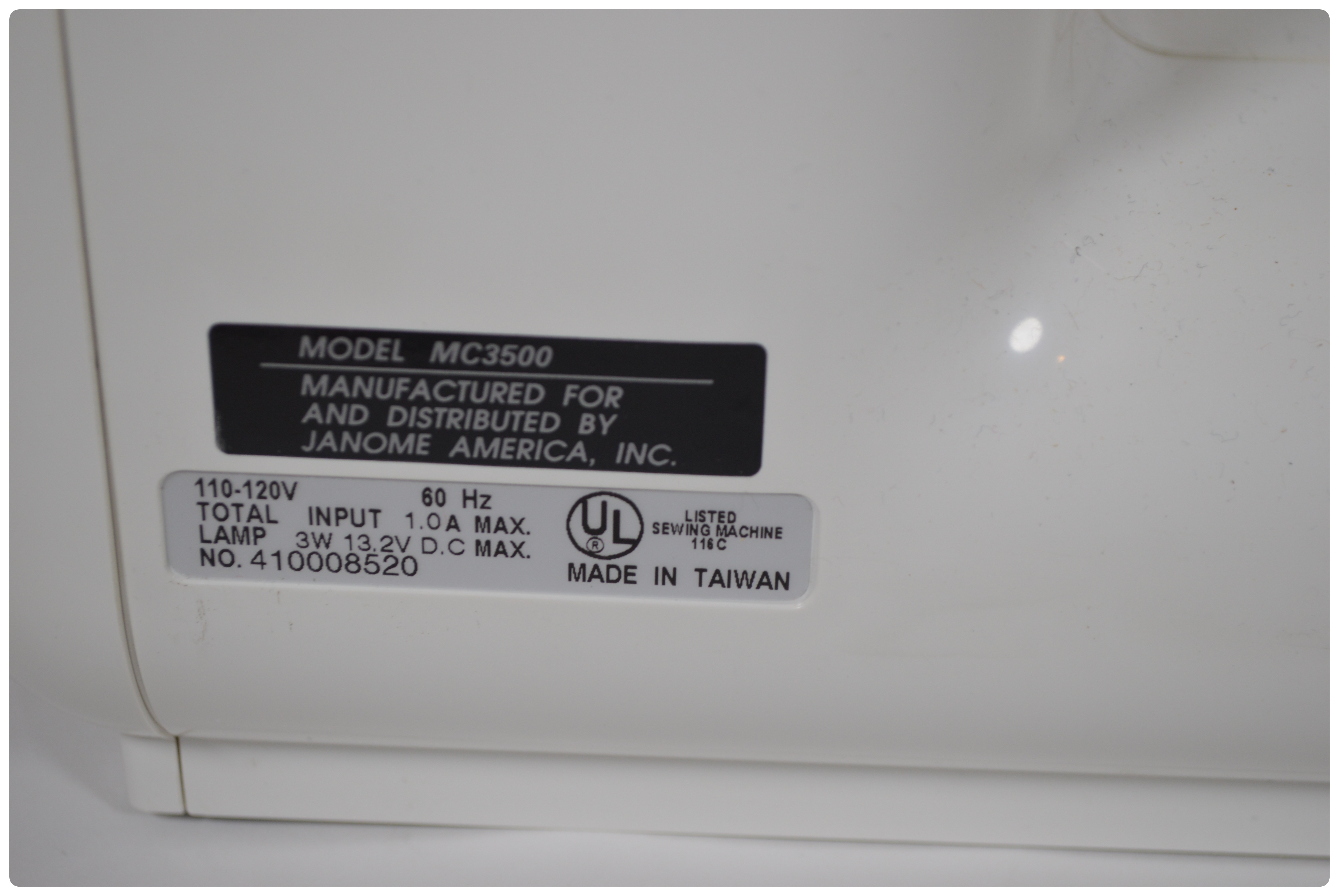 Janome Memory Craft 3500 Computerized Sewing Machine | EBTH