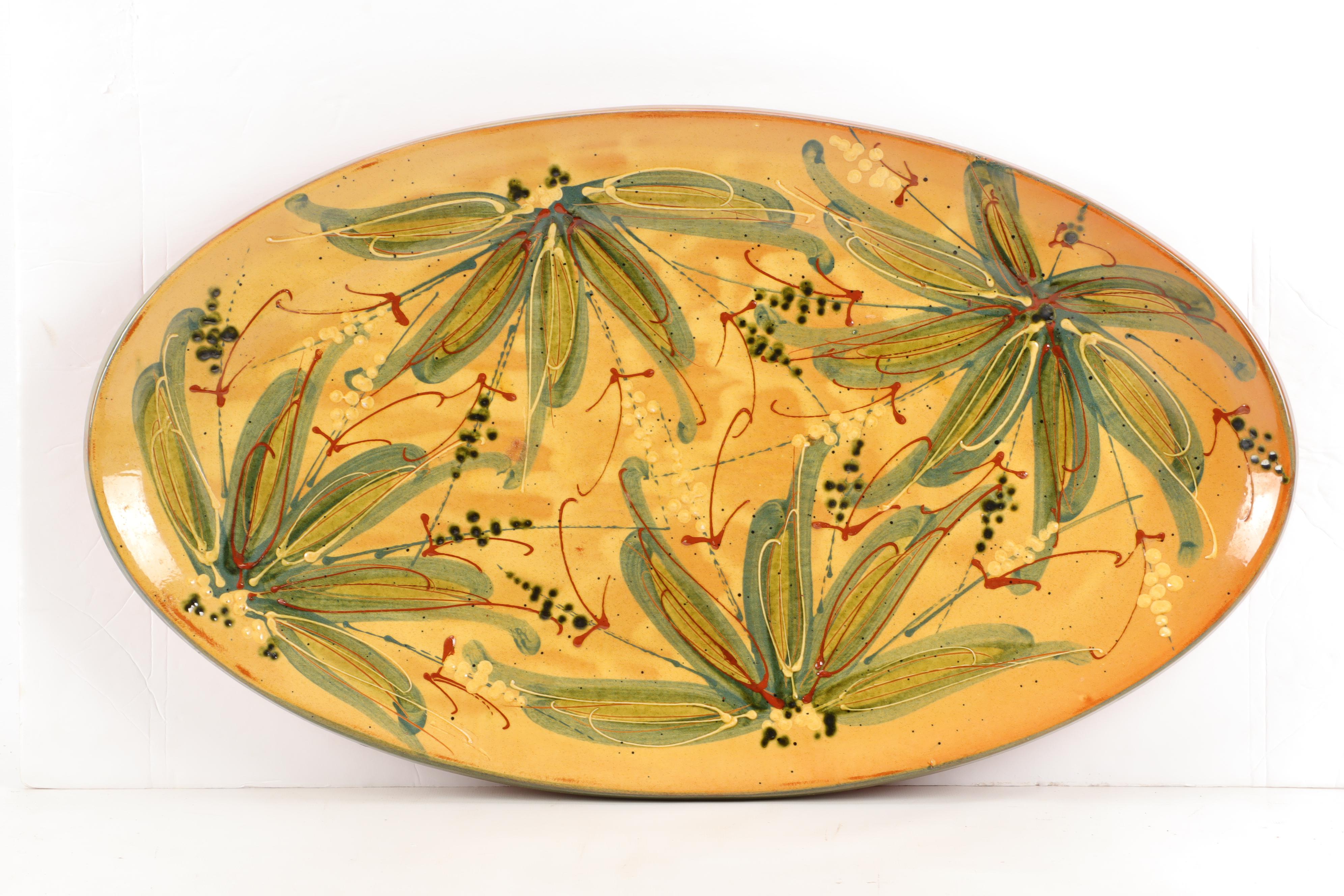 Hand-Painted French Sud & Co. Faïence Serving Dishes | EBTH
