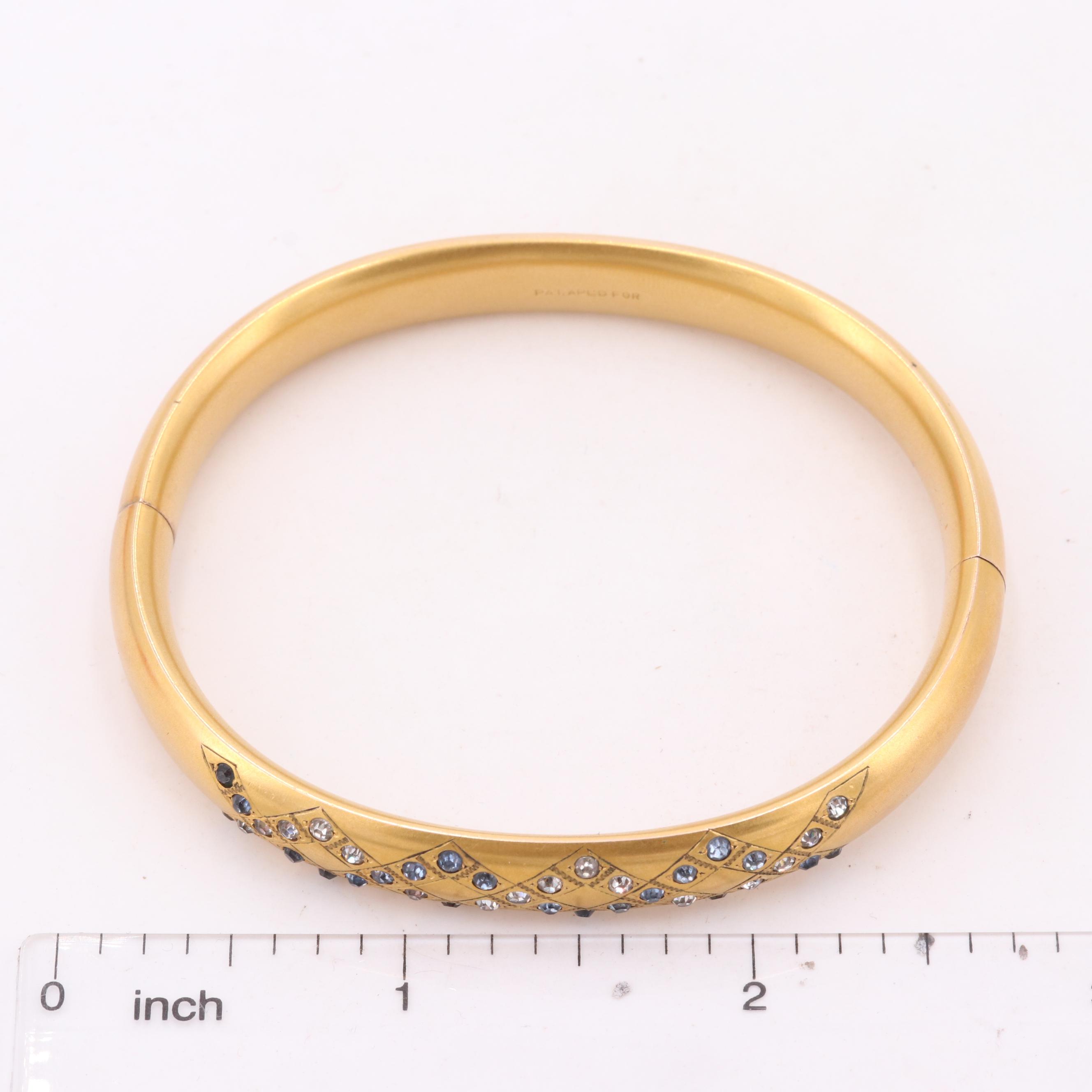 S.O. Bigney and Company 14K Yellow Gold Hinged Bangle Bracelet | EBTH