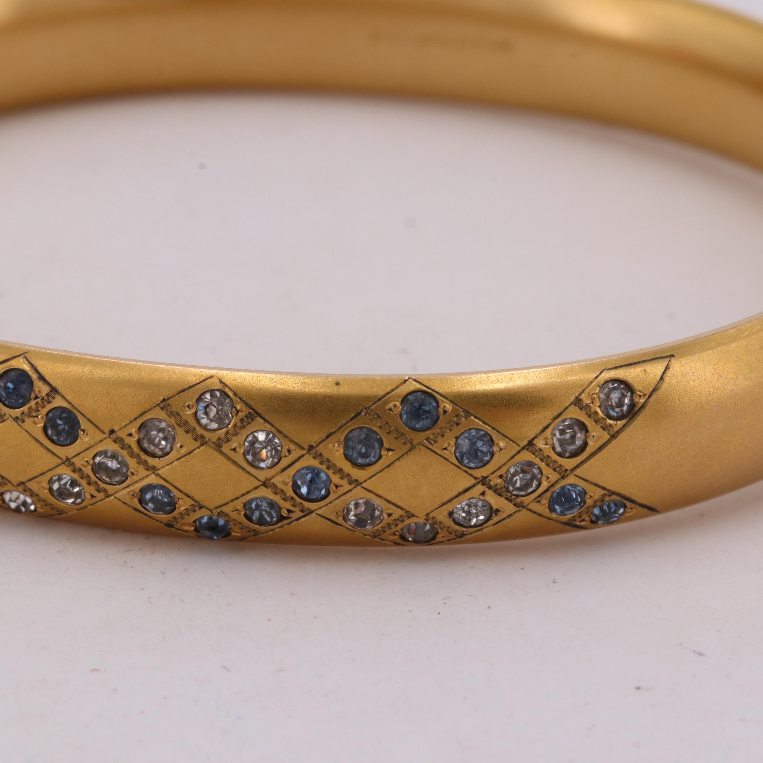 S.O. Bigney and Company 14K Yellow Gold Hinged Bangle Bracelet | EBTH