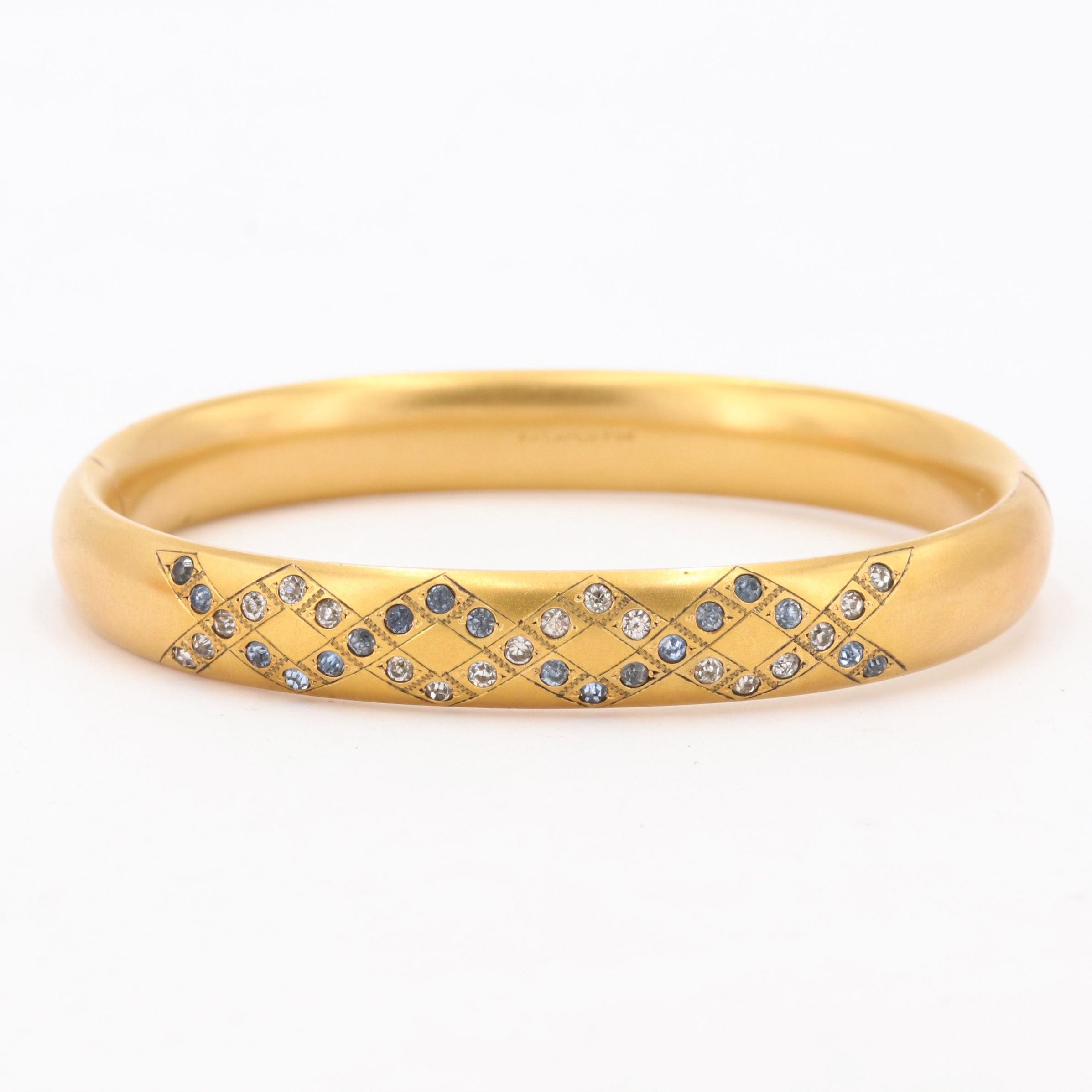 S.O. Bigney and Company 14K Yellow Gold Hinged Bangle Bracelet | EBTH