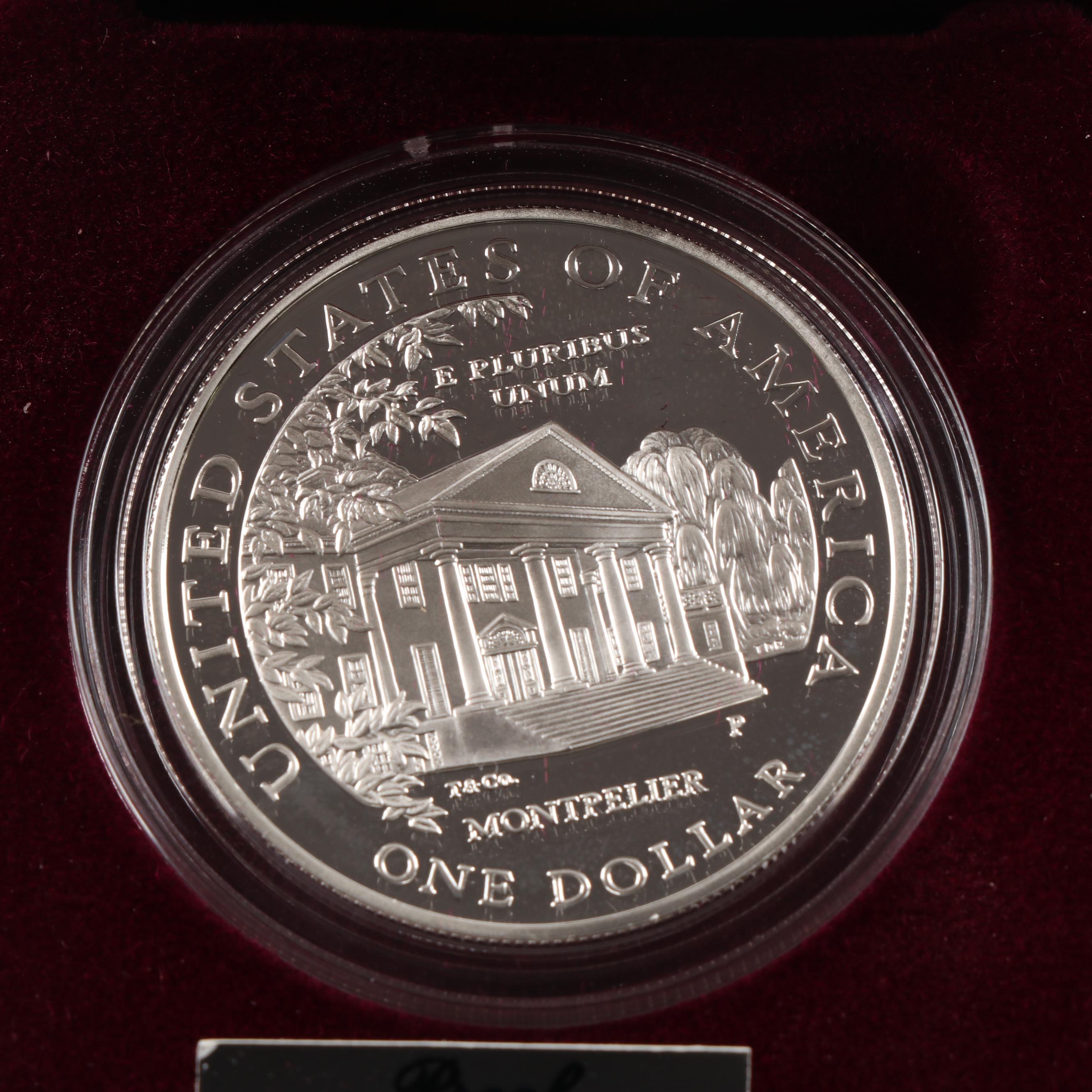 1999 Dolly Madison Commemorative Silver Proof Dollar | EBTH