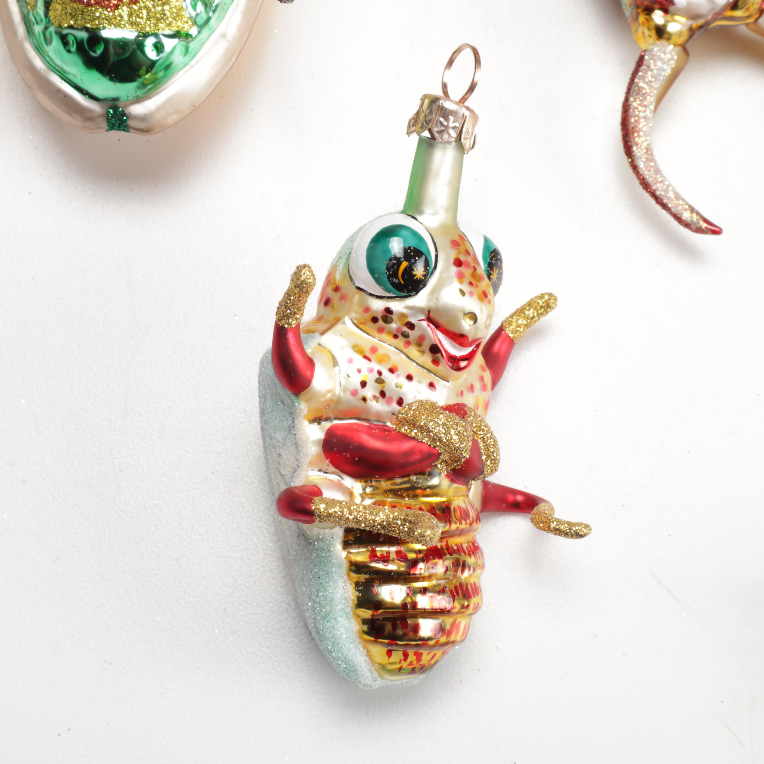 Slavic Treasures Blown Glass Insect Ornaments | EBTH