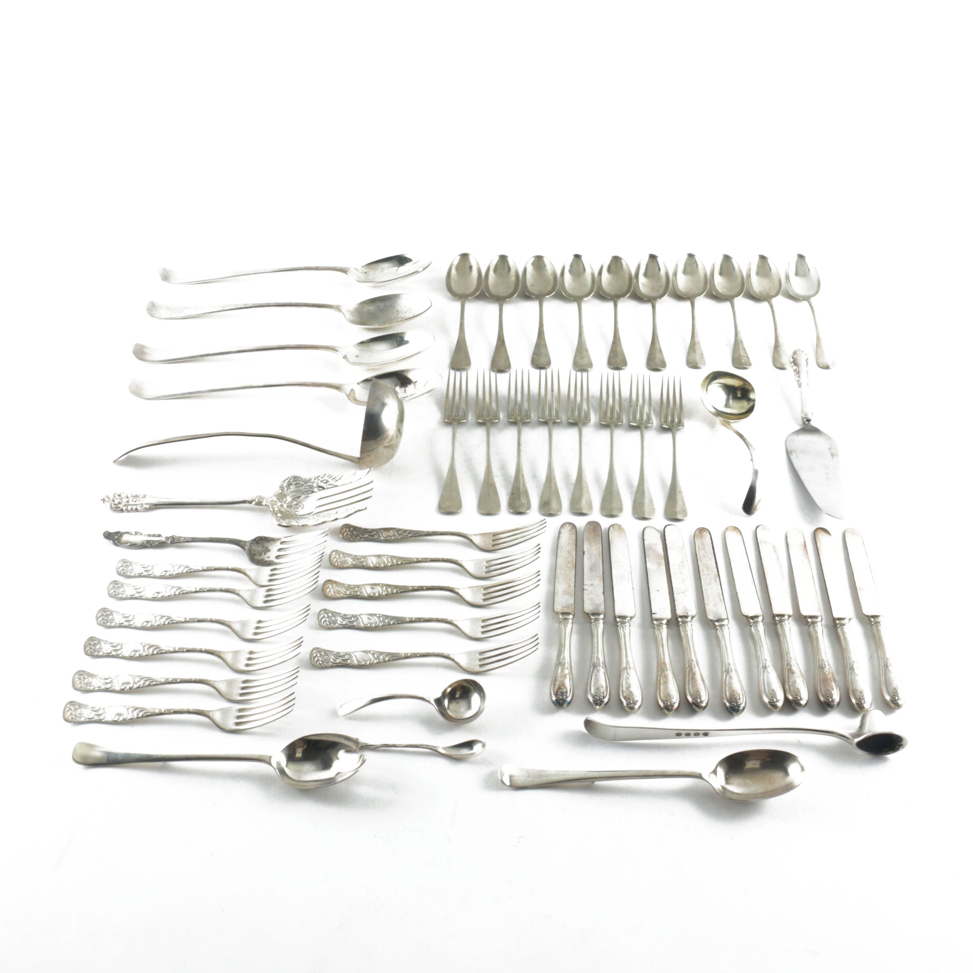 Benedict Mfg. Co. and Other Silver Plate and Alpaca Metal Flatware | EBTH