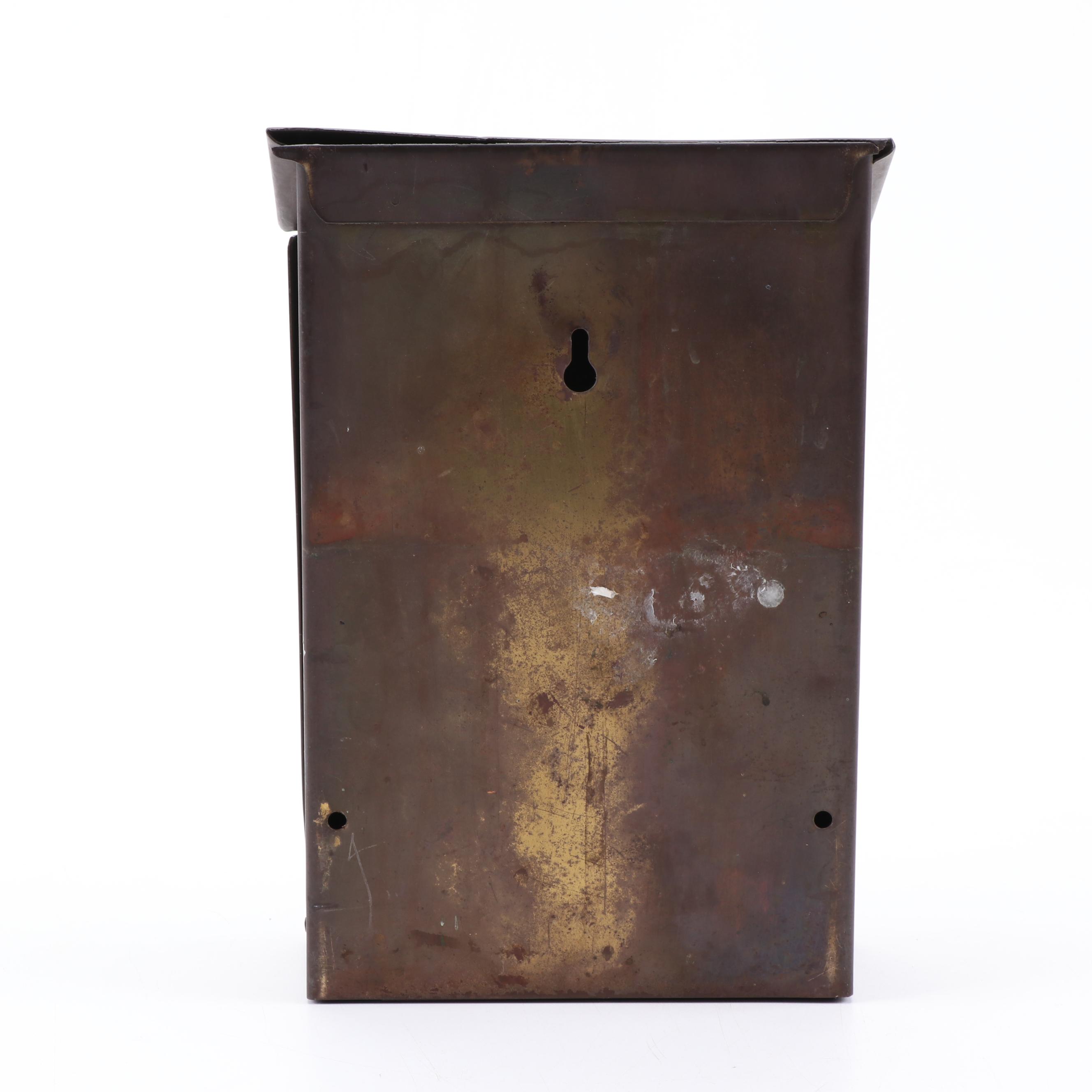 Arts and Crafts Period Copper Mailbox, Early 20th Century | EBTH