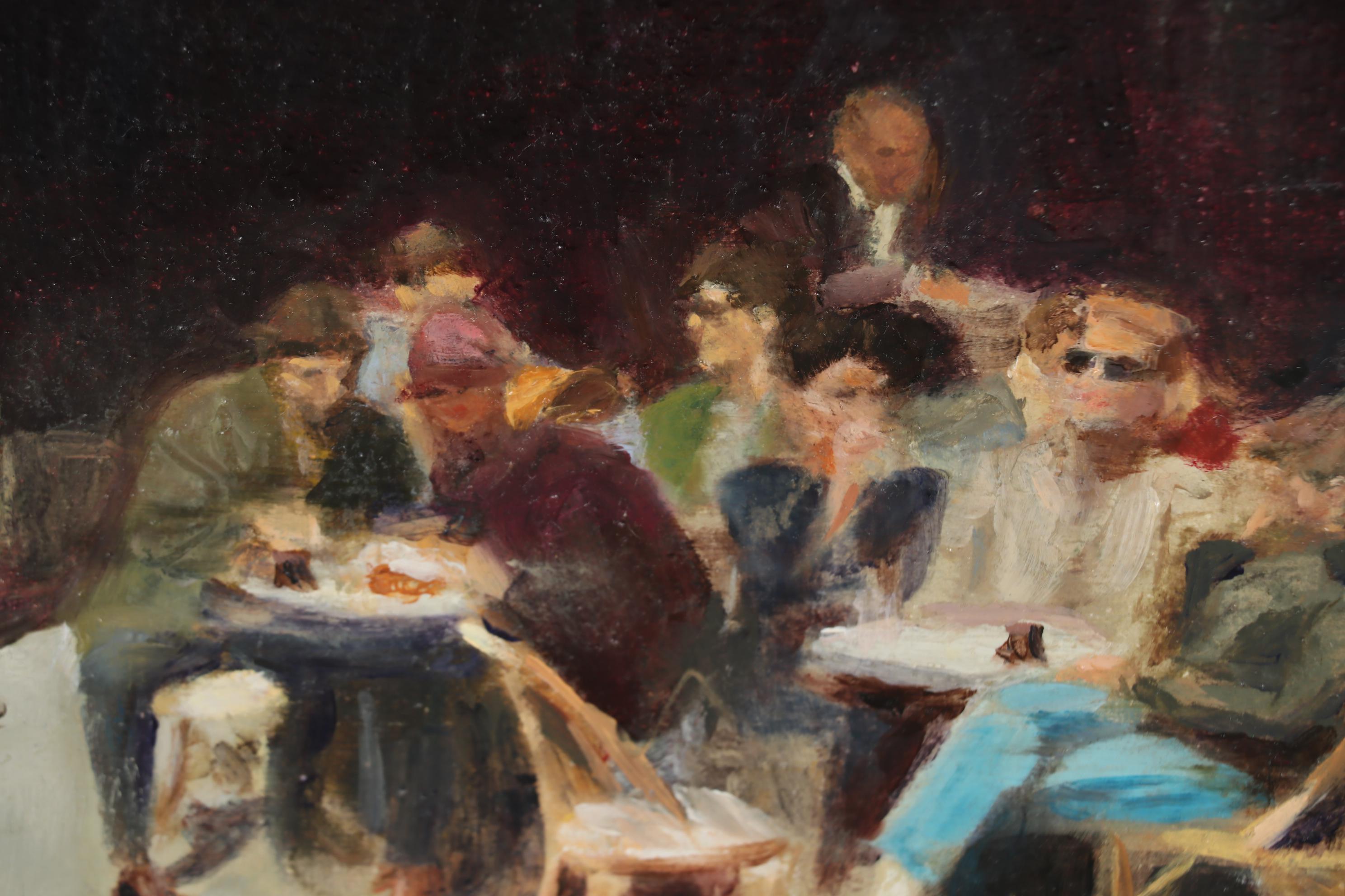 Rita Rozzi Oil Painting "Paris Café" | EBTH