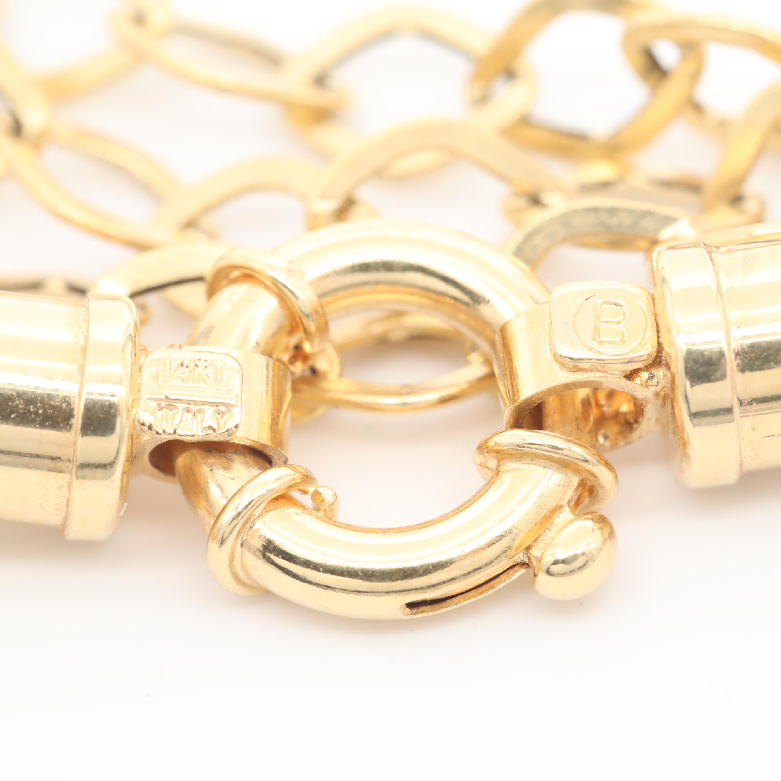 14K Yellow Gold Triple Strand Necklace | EBTH