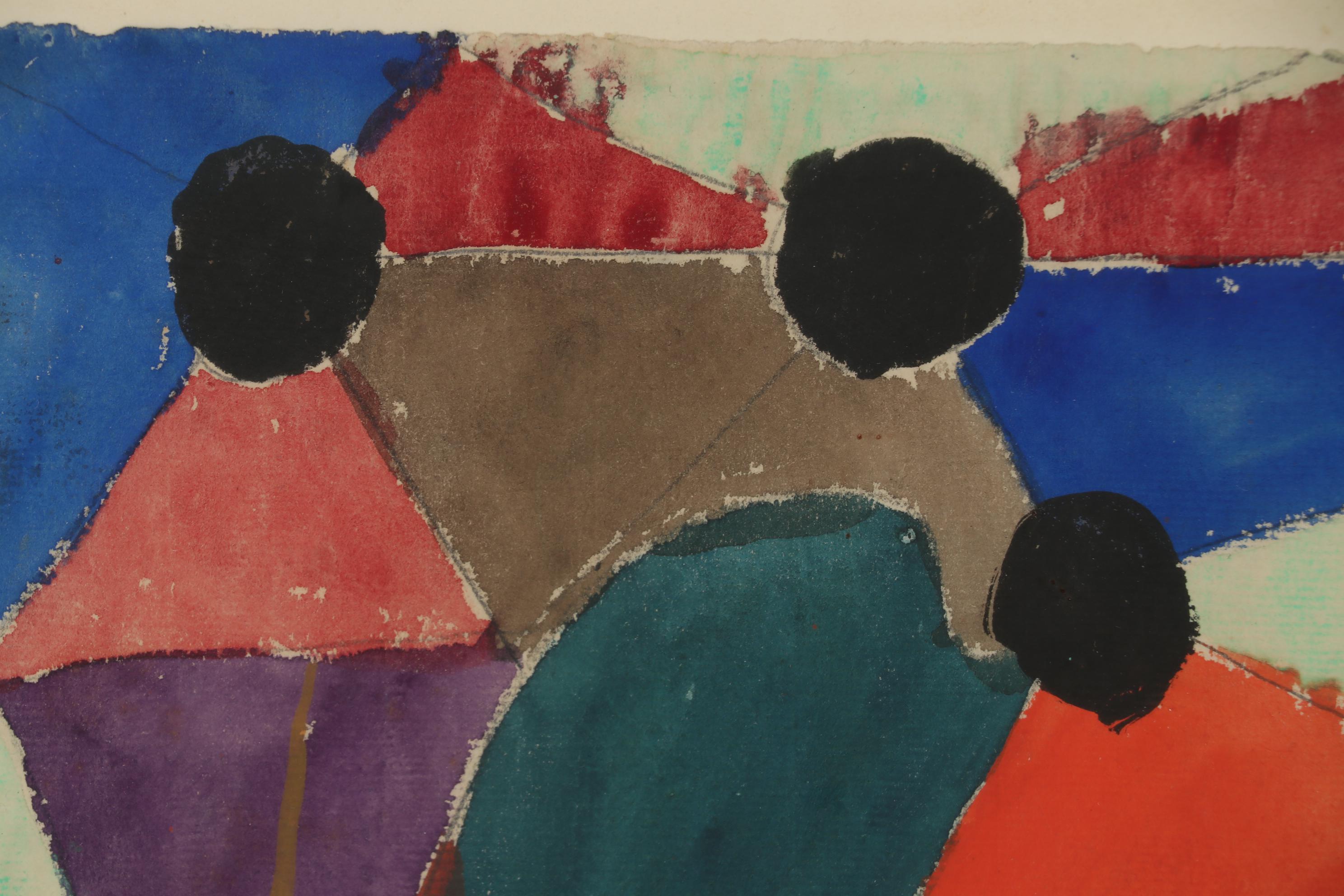 Felix Klee Abstract Watercolor Painting | EBTH