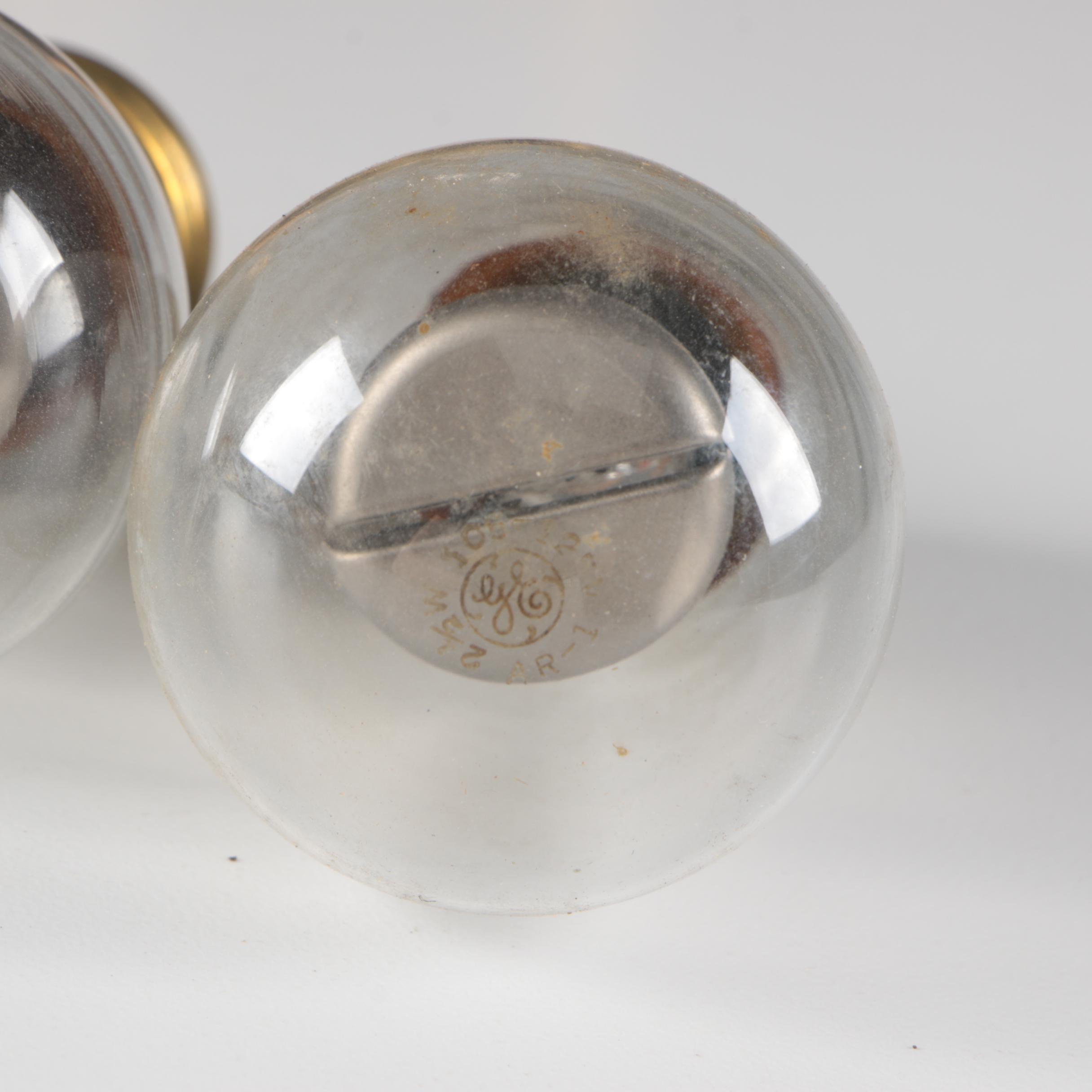 General Electric Argon Light Bulbs with Purple Glow, Vintage | EBTH