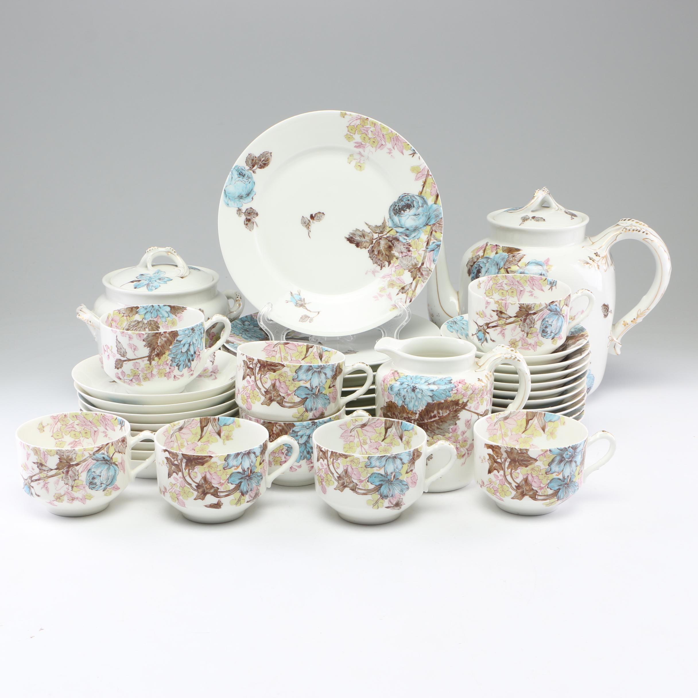 Haviland Limoges Porcelain Coffee and Dessert Service, 1876-1889 | EBTH