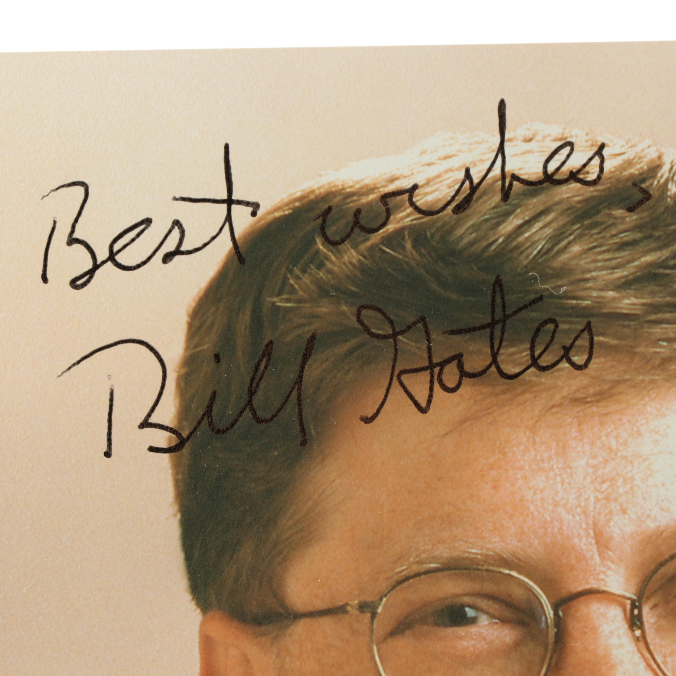 Bill Gates Signed Photograph | EBTH