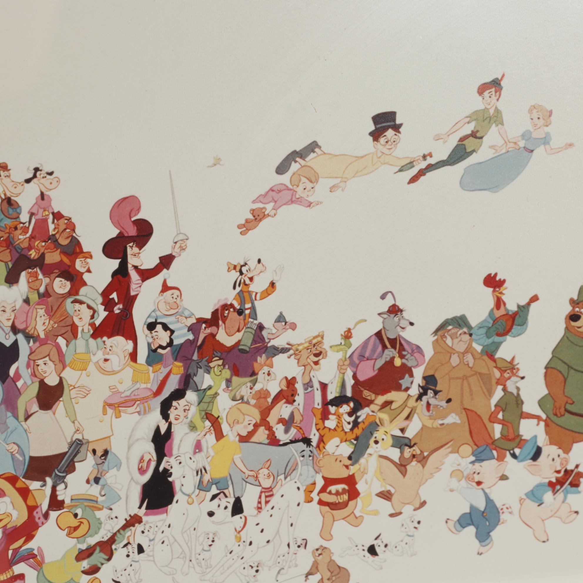 Bill Justice Signed Disney Offset Lithograph "50 Happy Years" | EBTH