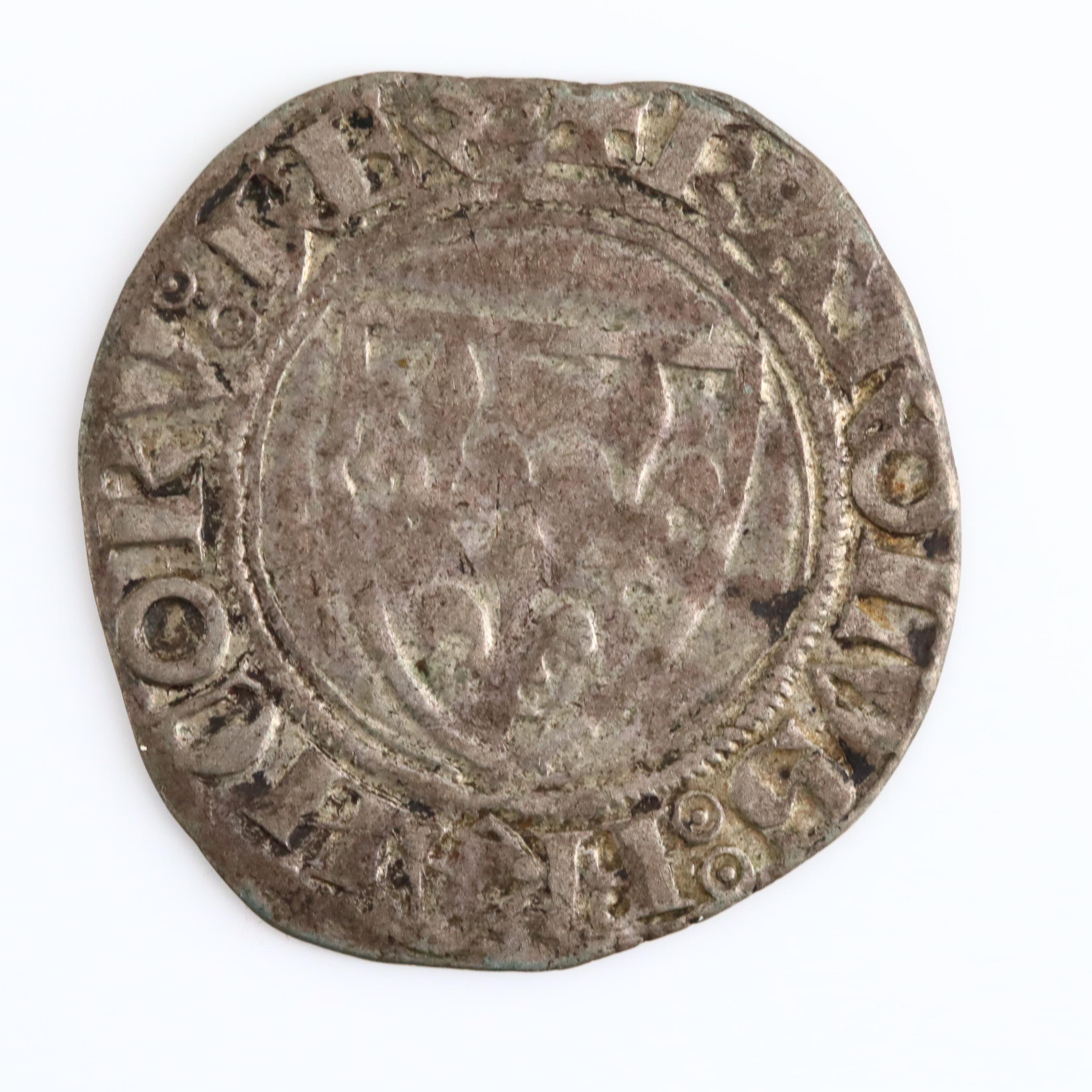Five European Silver Hammered Coins From the Middle Ages, ca. 1258 to ...