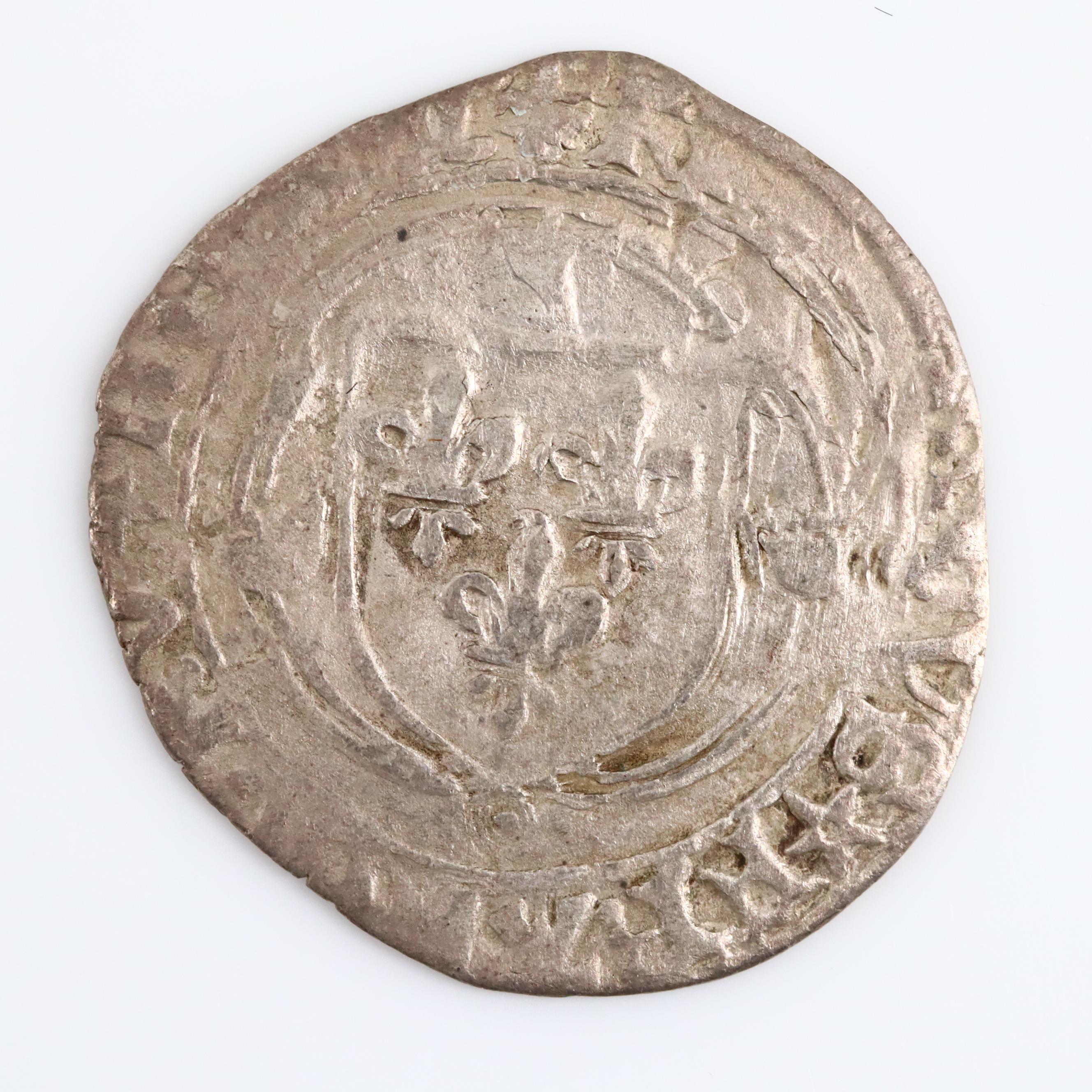 Five European Silver Hammered Coins From the Middle Ages, ca. 1258 to ...