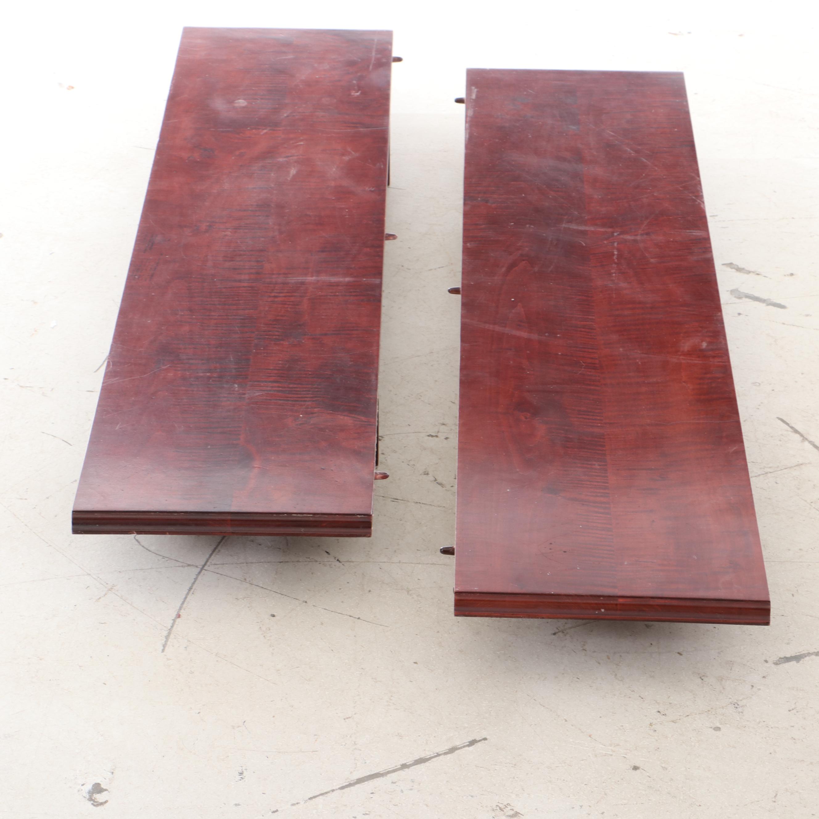 Mahogany Finish Curly Maple Dining Table | EBTH