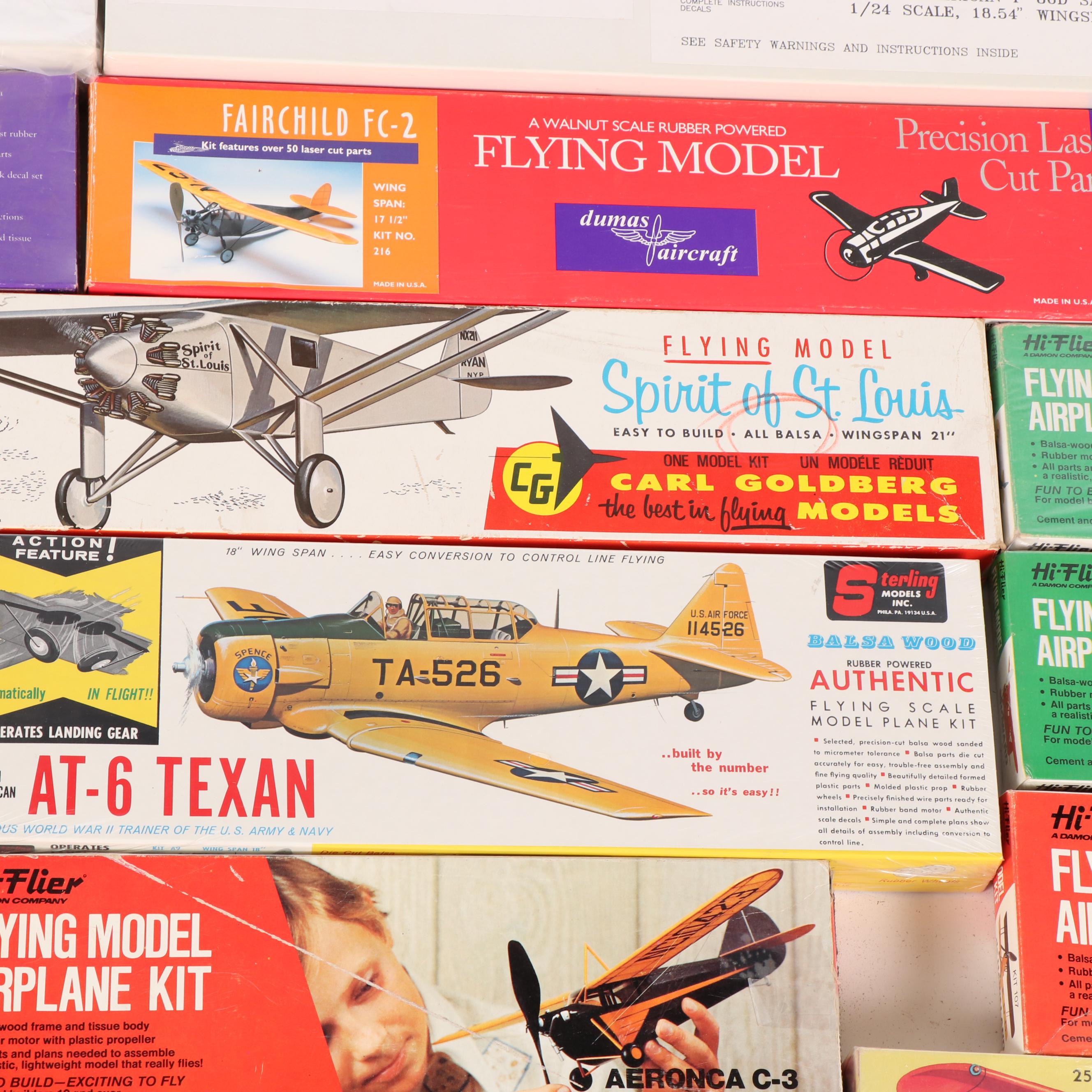 Flying Airplane Scale Model Kits by Diels Engineering, Hi-Flier, and ...
