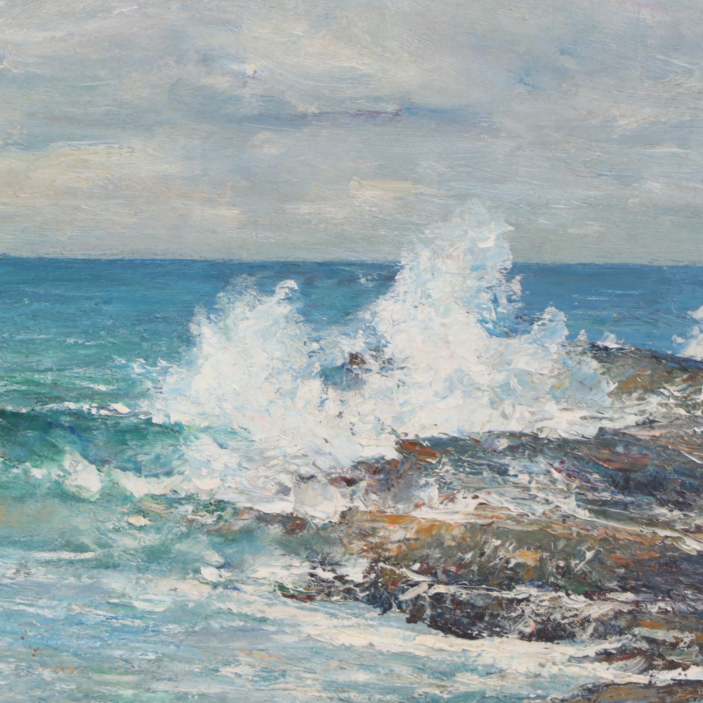 Cullen Yates Seascape Oil Painting "Shawnee-on- Delaware, Pa." | EBTH