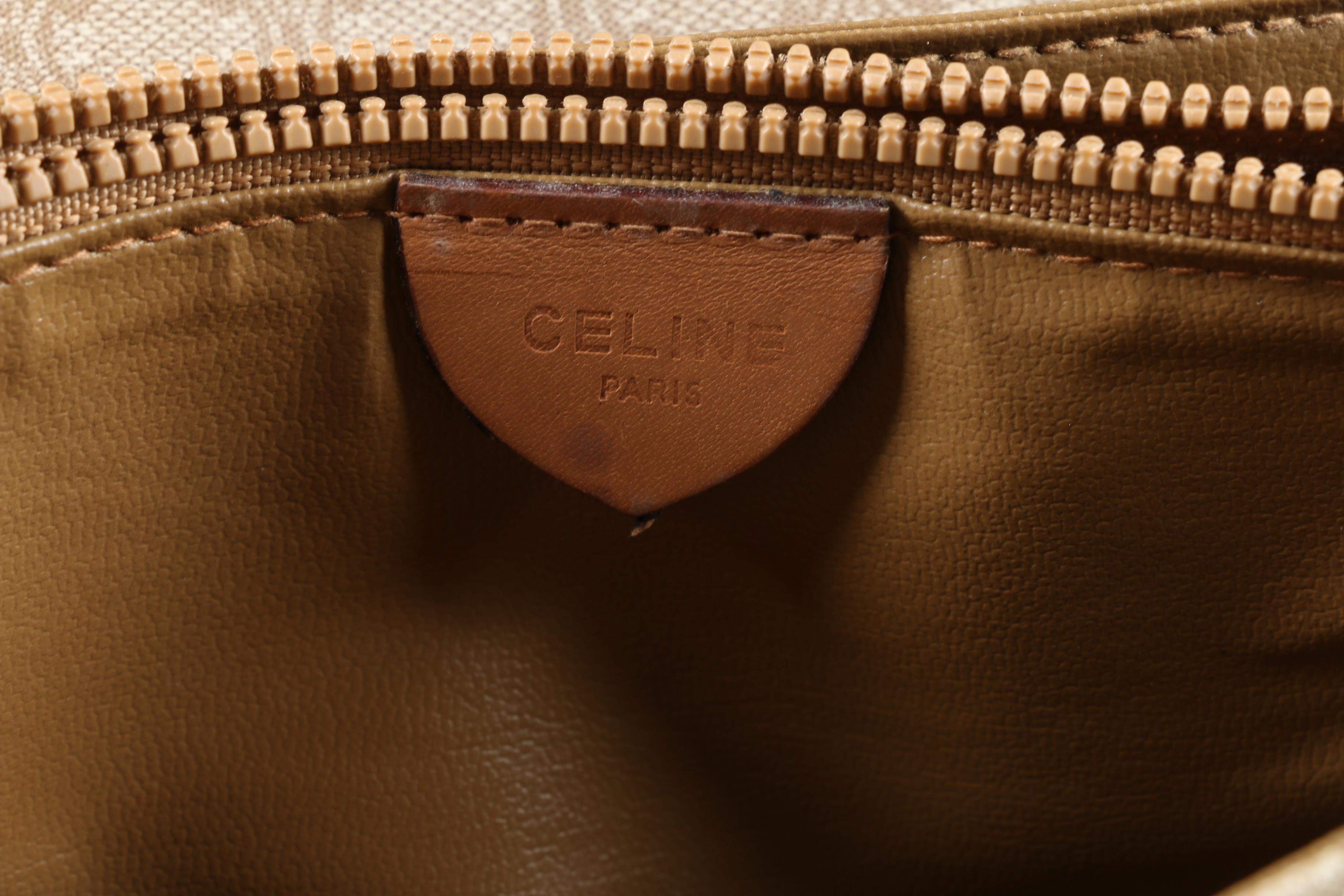 Celine Paris Handbag In Monogram Coated Canvas and Leather | EBTH