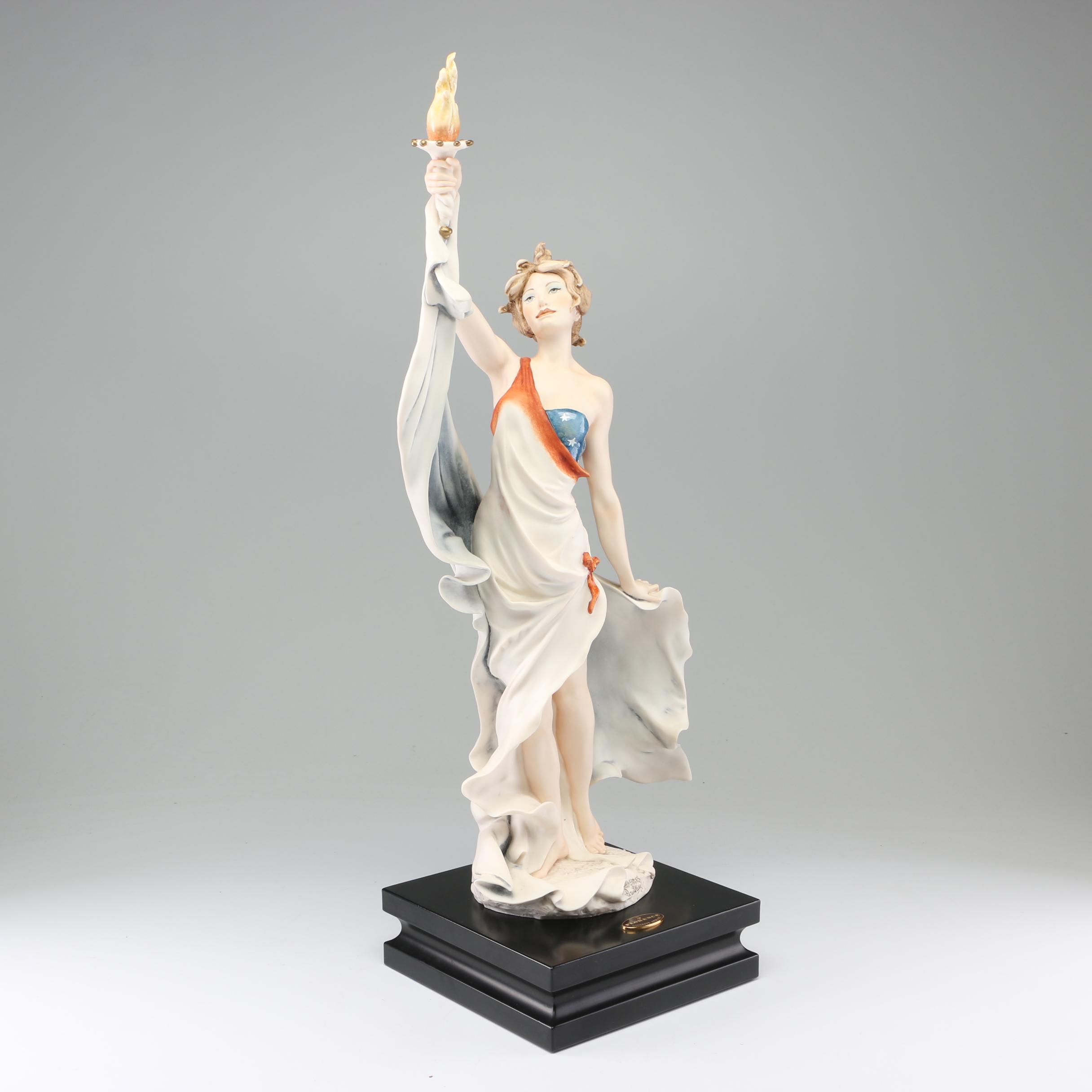 Giuseppe Armani "Lady Liberty" Limited Edition Porcelain Figurine, 2001 ...