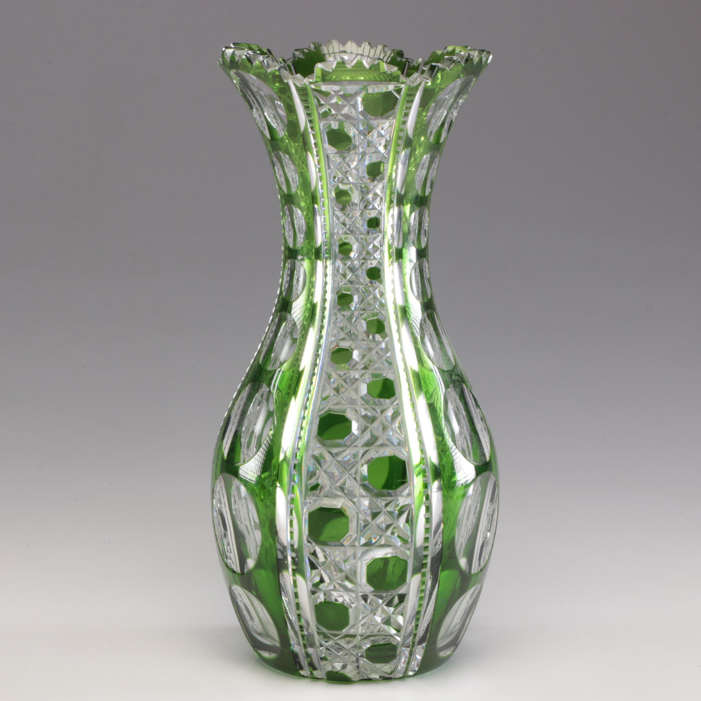 Dorflinger American Brilliant Cut "Montrose" Vase, Late 19th/Early 20th ...