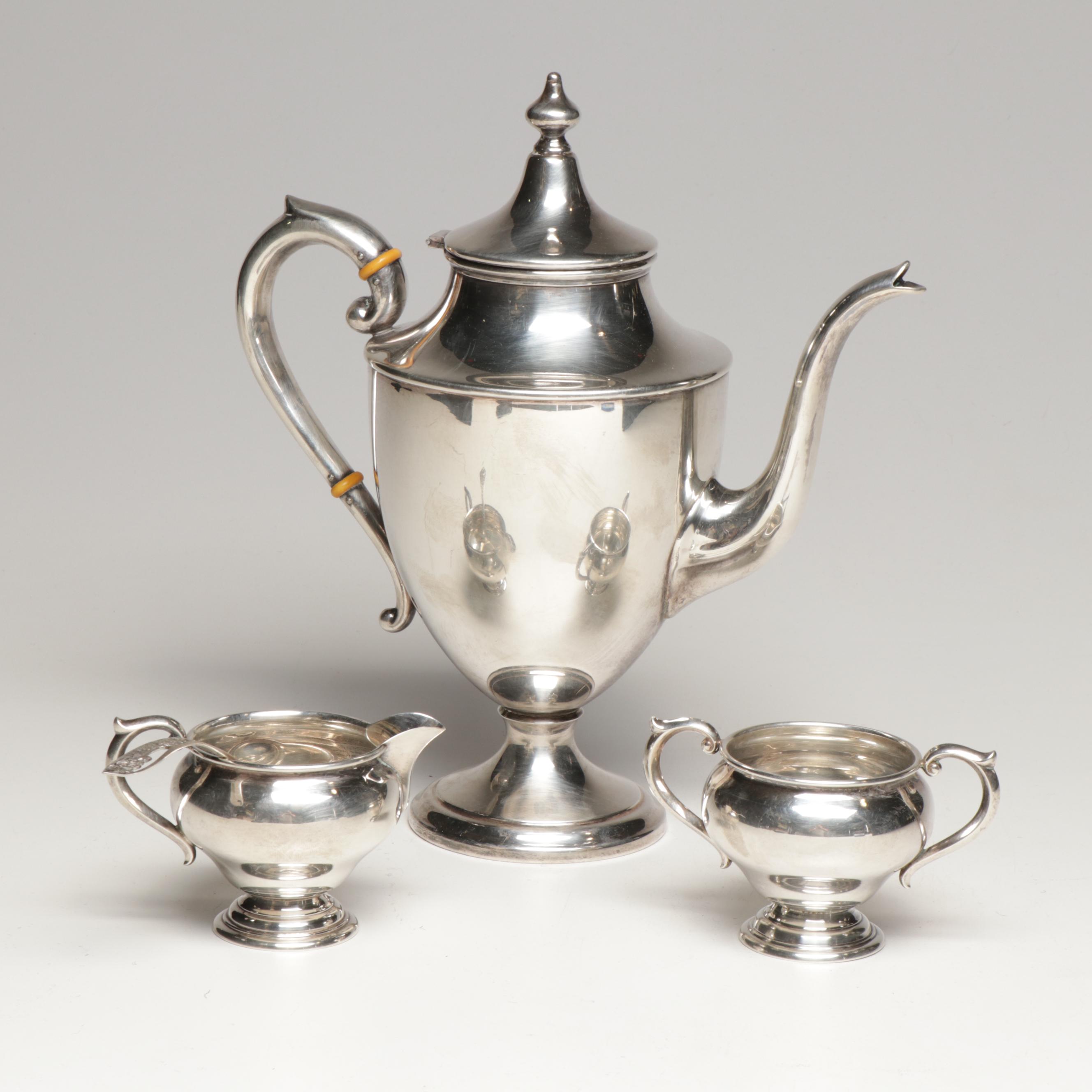 Preisner and Newport Sterling Silver Tea Service, Mid-Century | EBTH