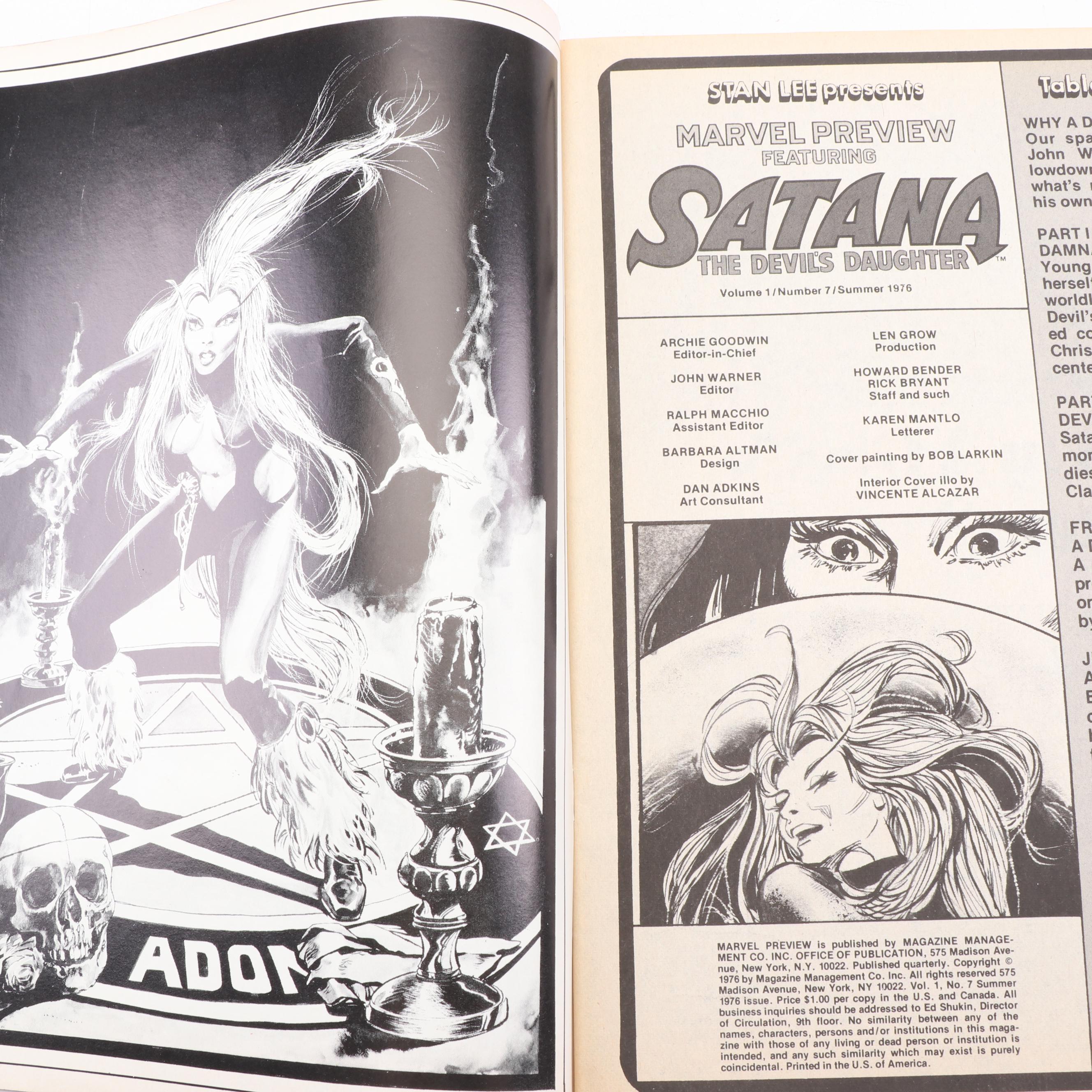 1976 "Marvel Preview" #7 with Rocket Raccoon First Appearance | EBTH