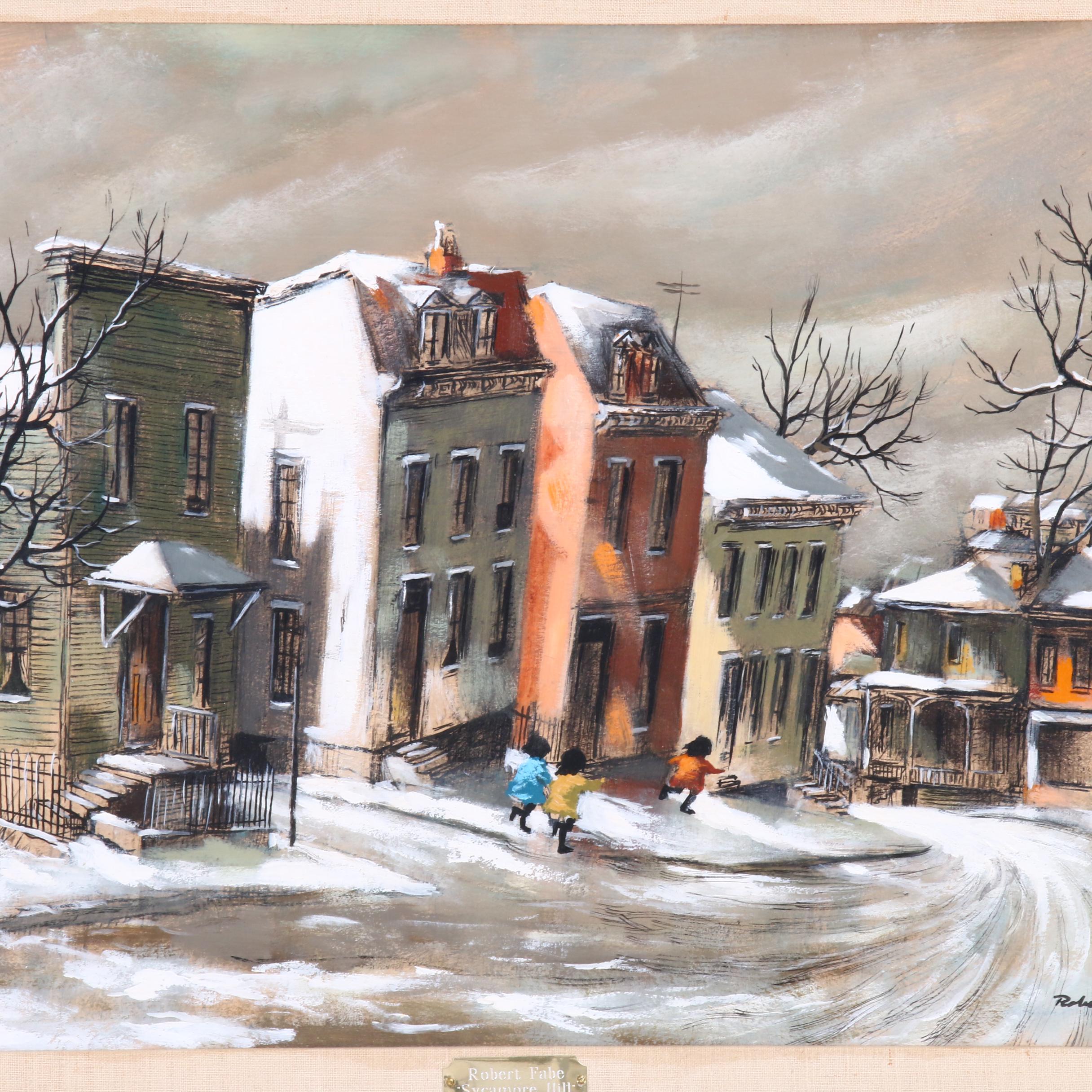 Robert Fabe Oil Painting "Sycamore Hill" | EBTH