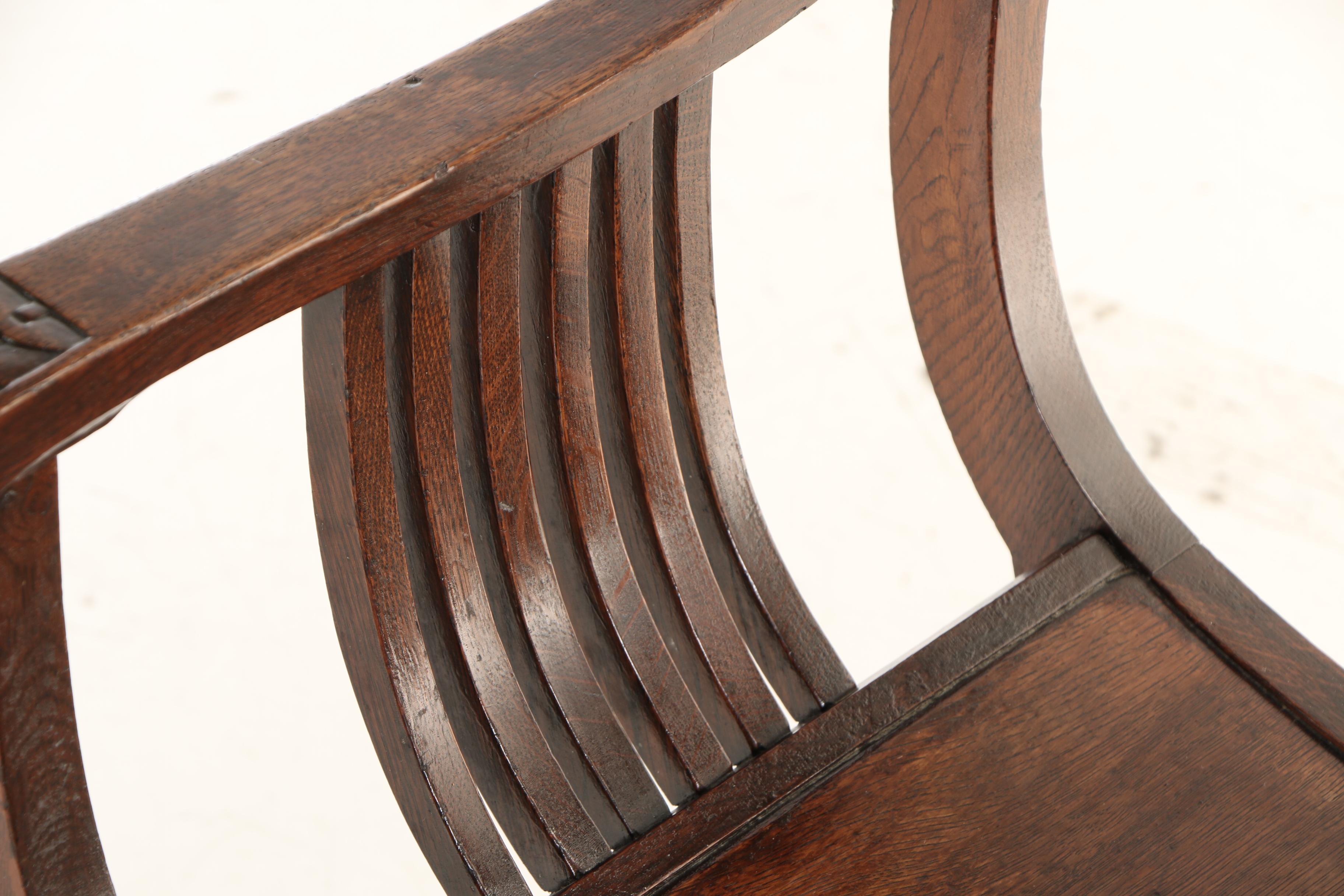 The Stomps Burkhardt Co., Late Victorian Carved Oak Savonarola Chair | EBTH