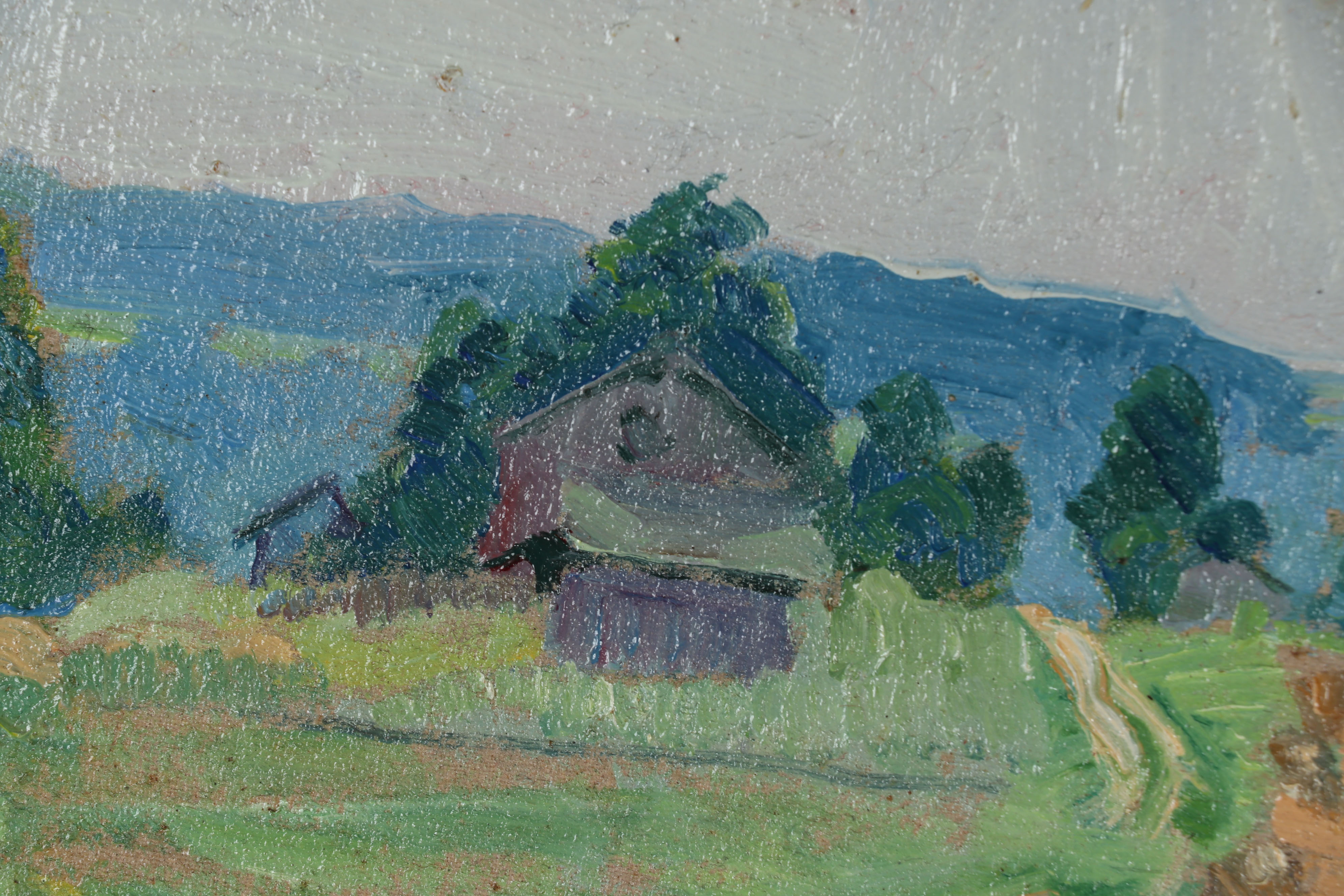 Robert Whitmore 1920 Oil Painting "Wild Ant Road" | EBTH