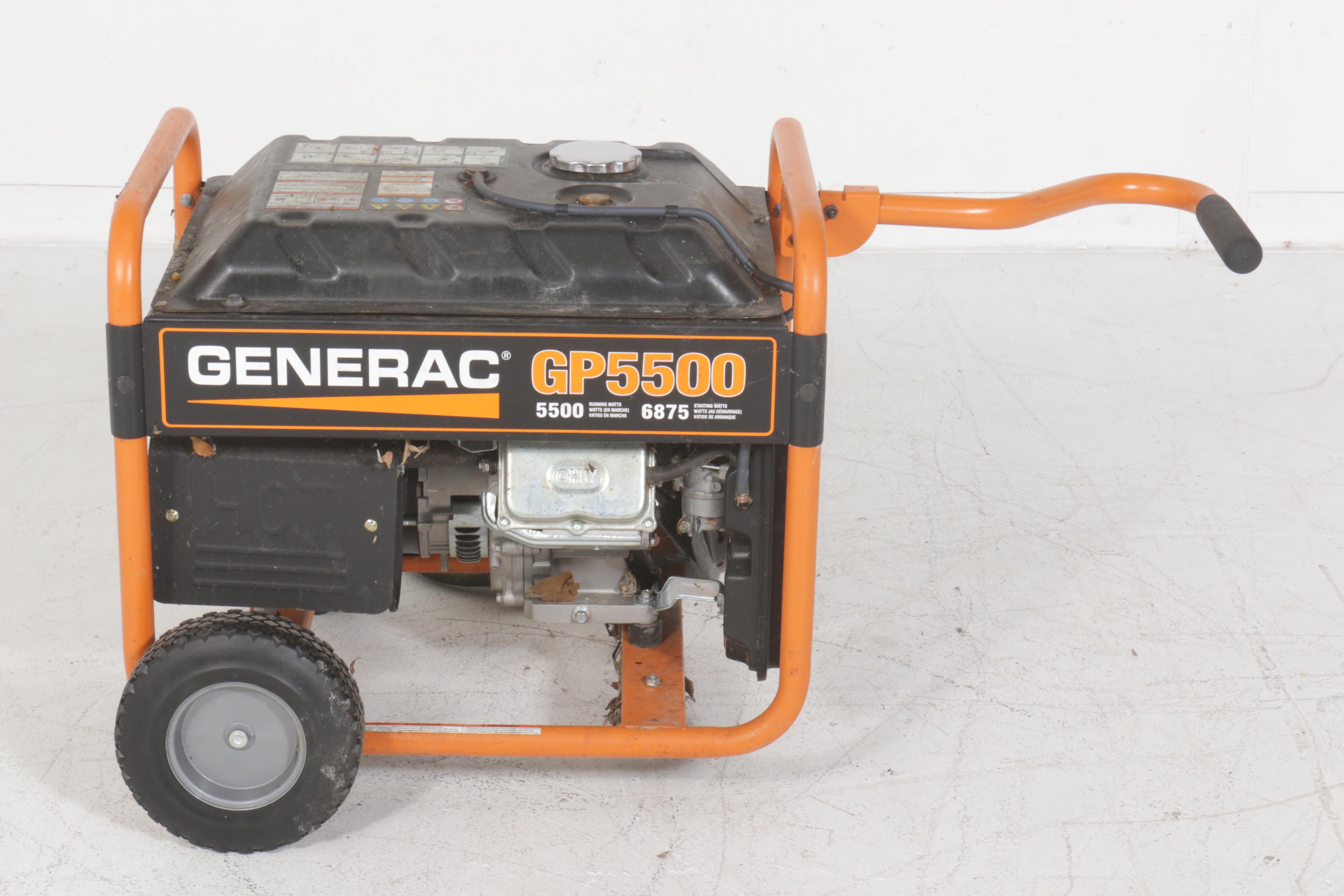 Generac GP5500 Gas Powered Generator | EBTH
