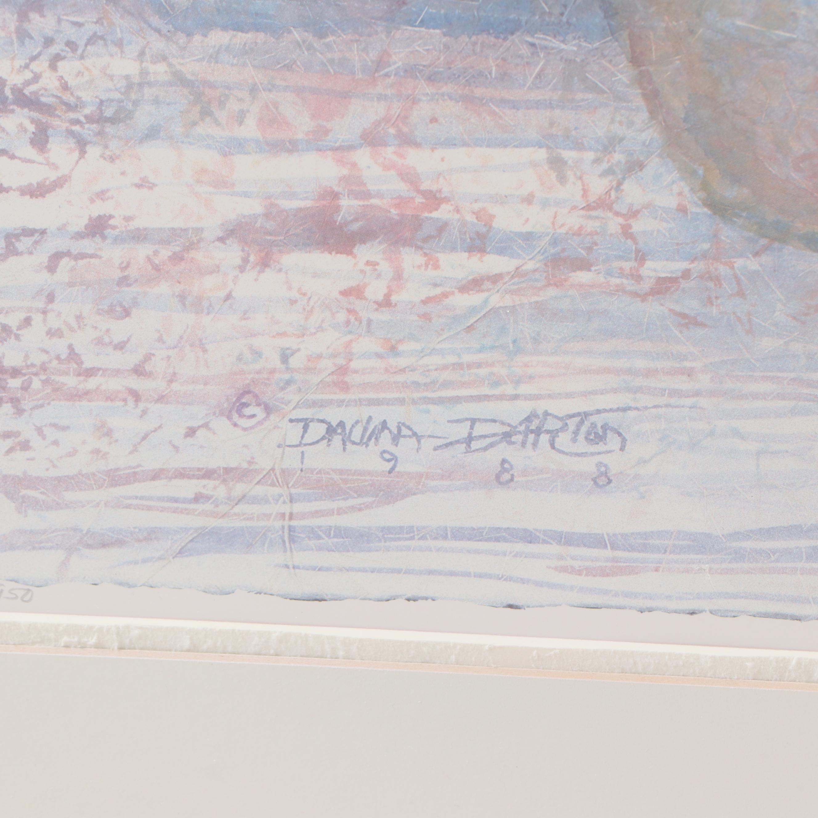 Dawn A. Darton Offset Lithograph "Wild Roses" | EBTH