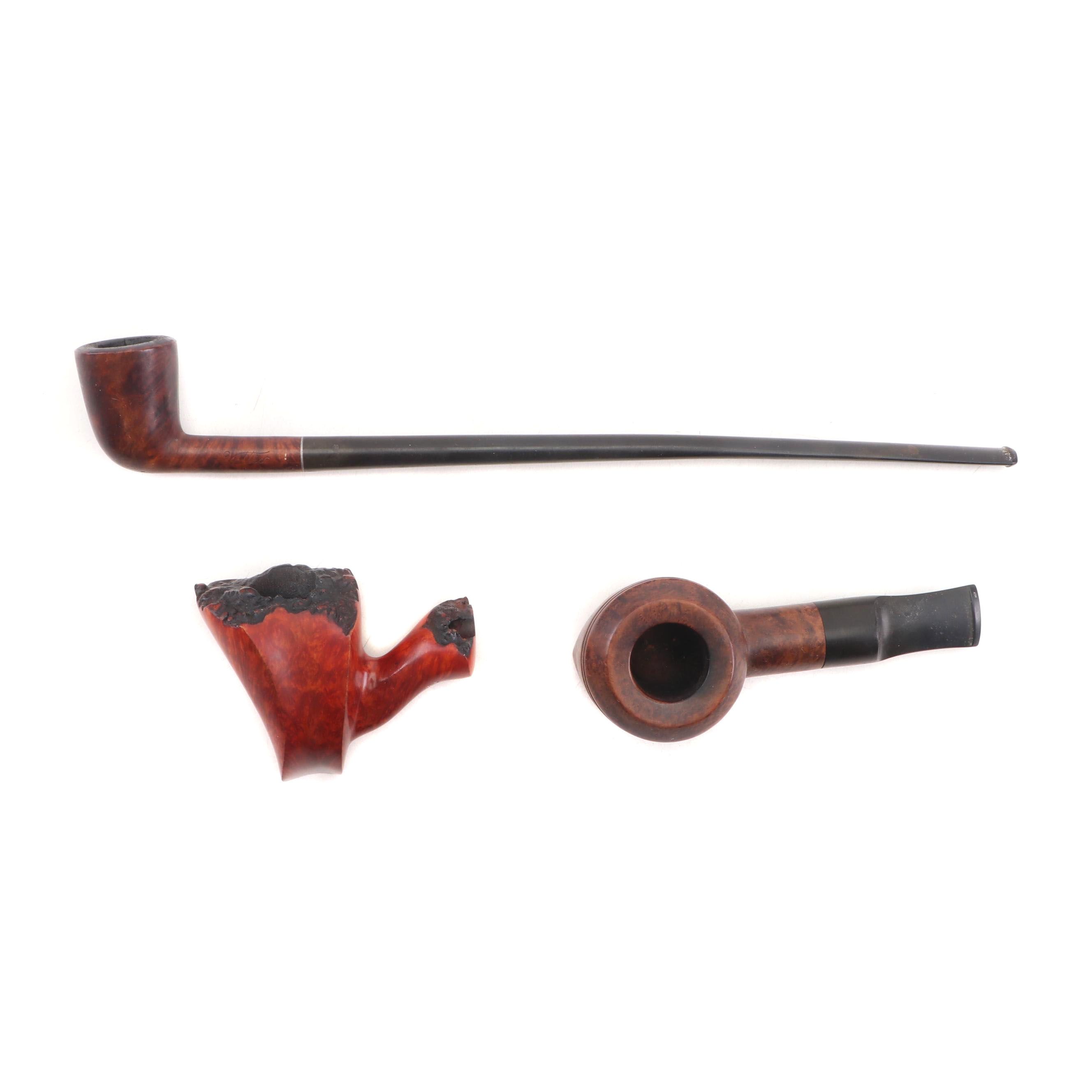 Vintage Knute of Denmark Freehand and Churchwarden Briar Wood Smoking ...