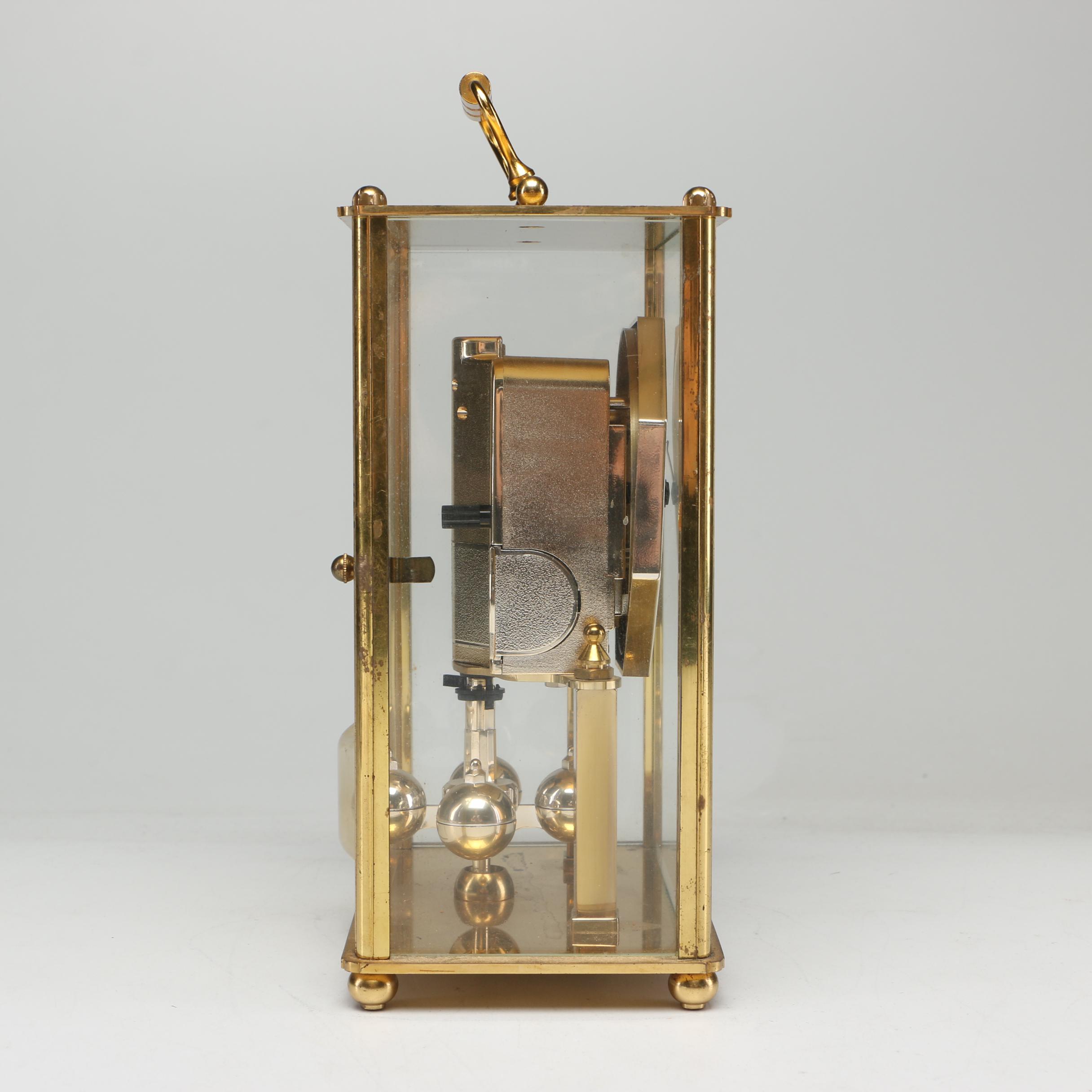 Kundo Quartz Anniversary Clock with Brass Case, Late 20th Century | EBTH