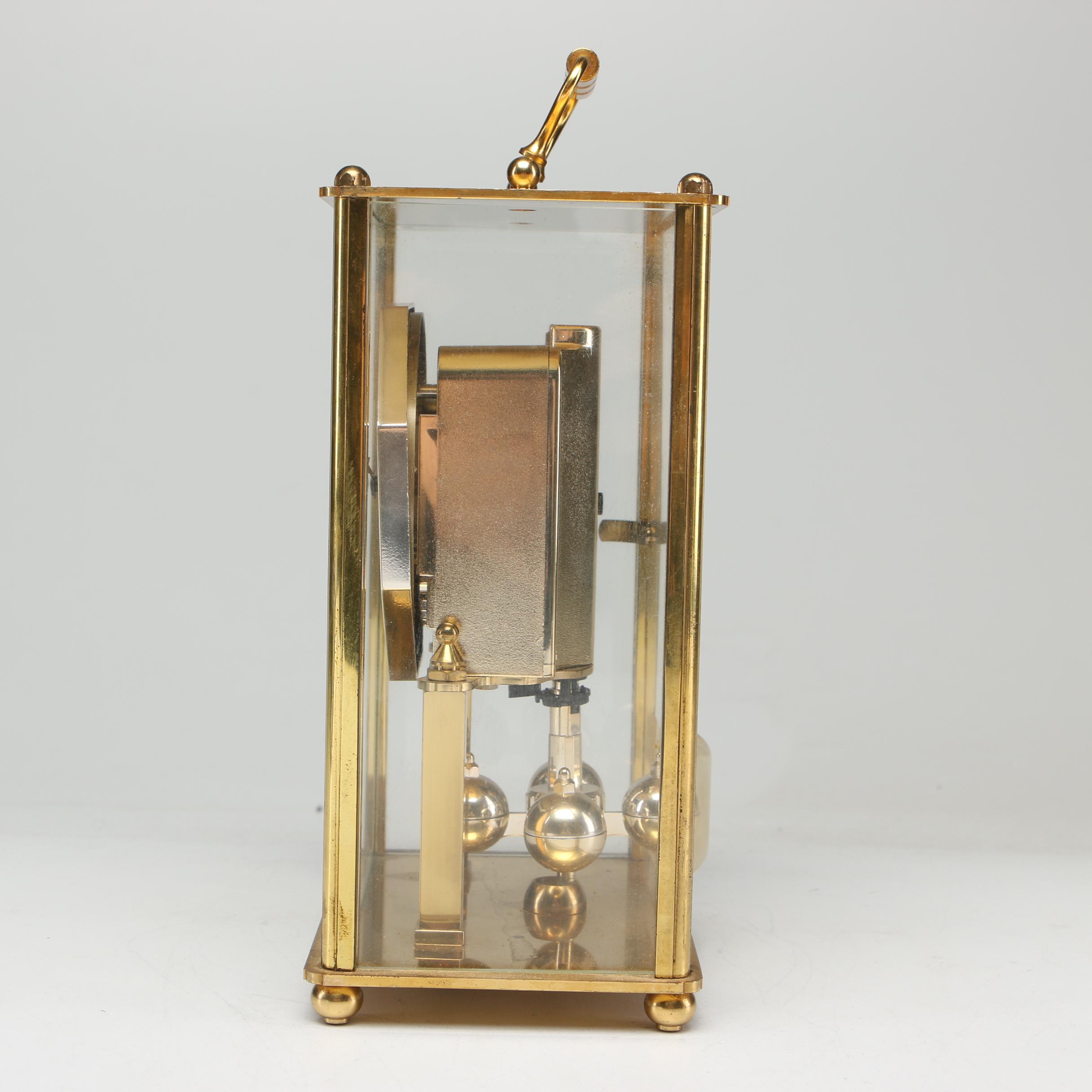 Kundo Quartz Anniversary Clock with Brass Case, Late 20th Century | EBTH