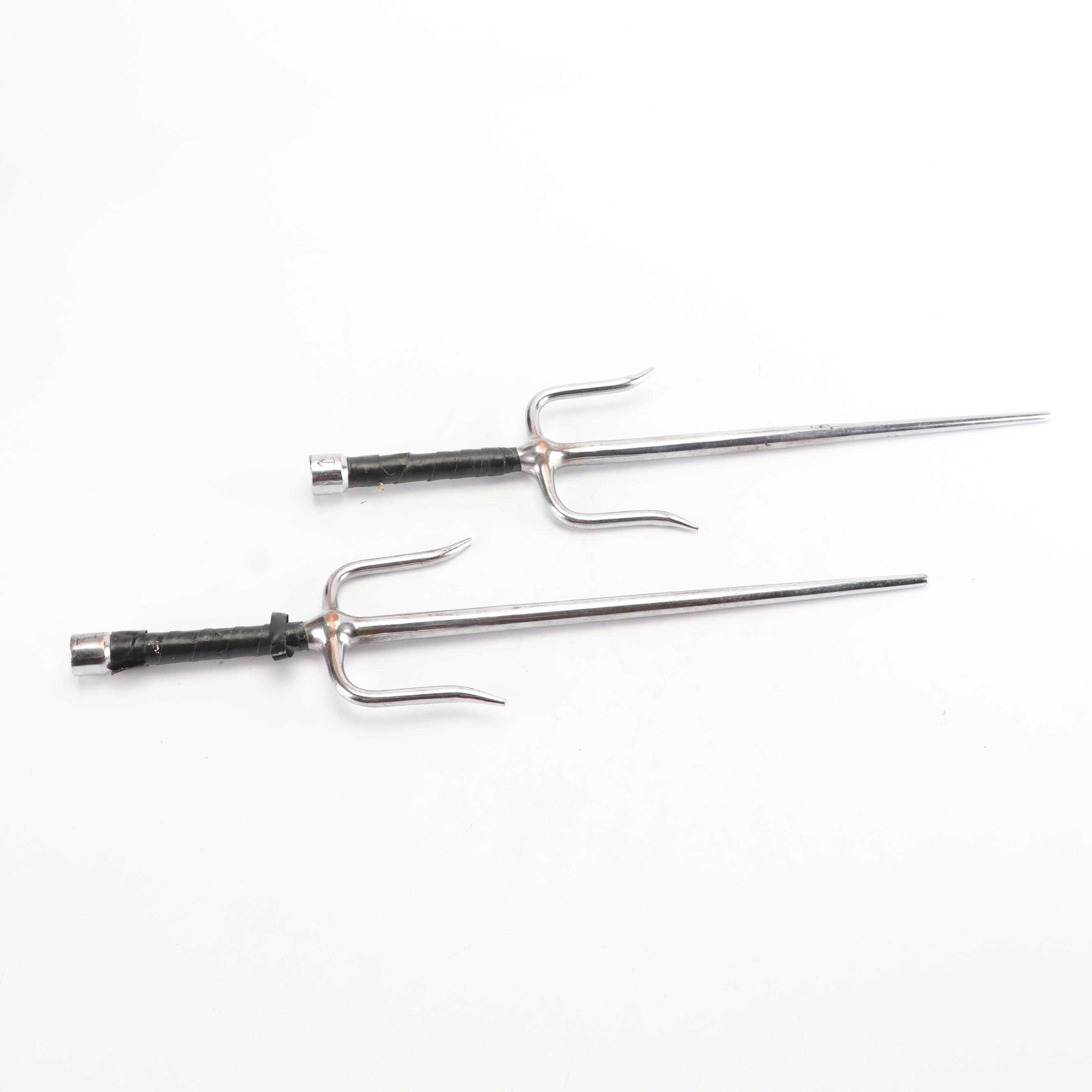 Pair of Iron Sai Blades | EBTH