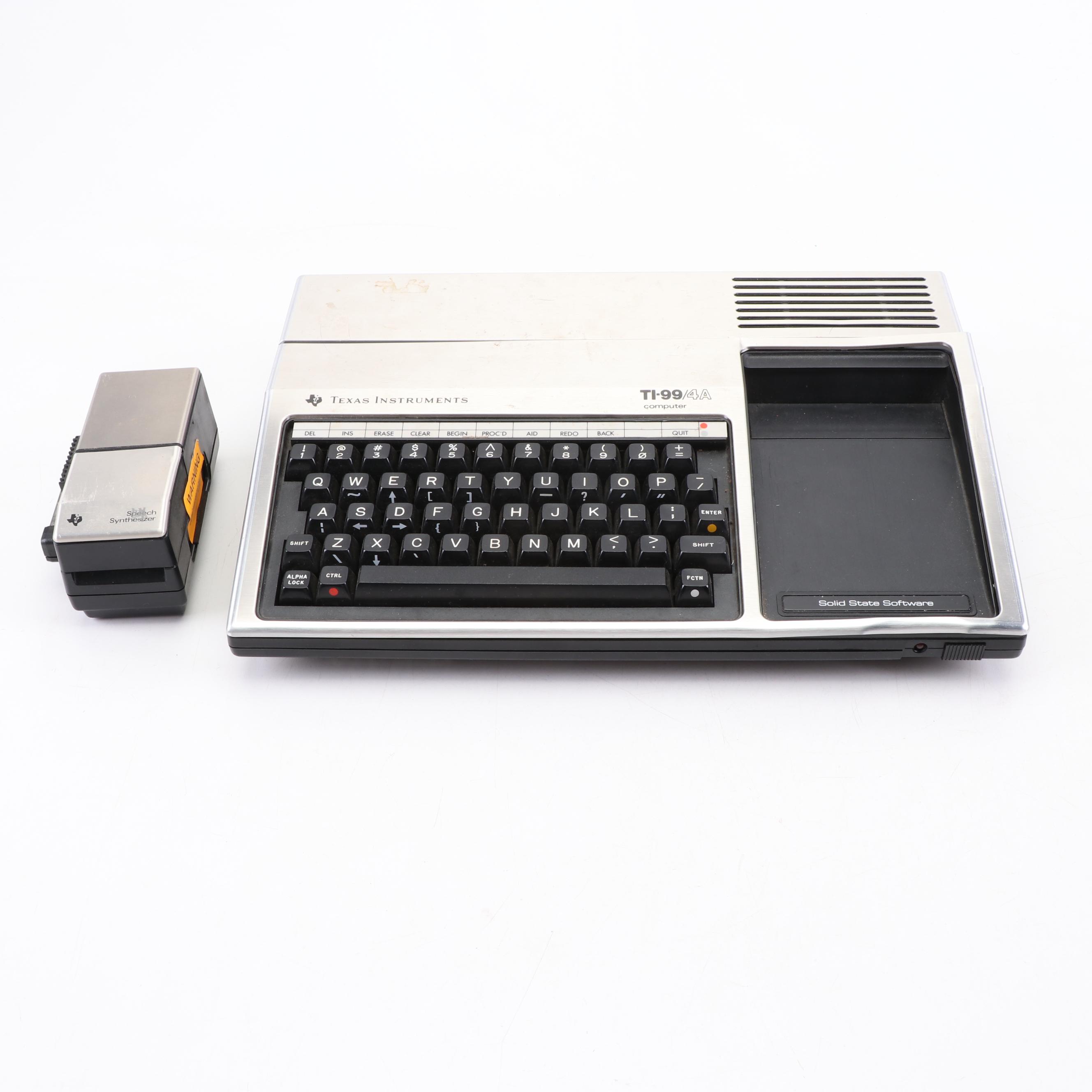 Texas Instruments TI-99/4A Computer and Video Games | EBTH