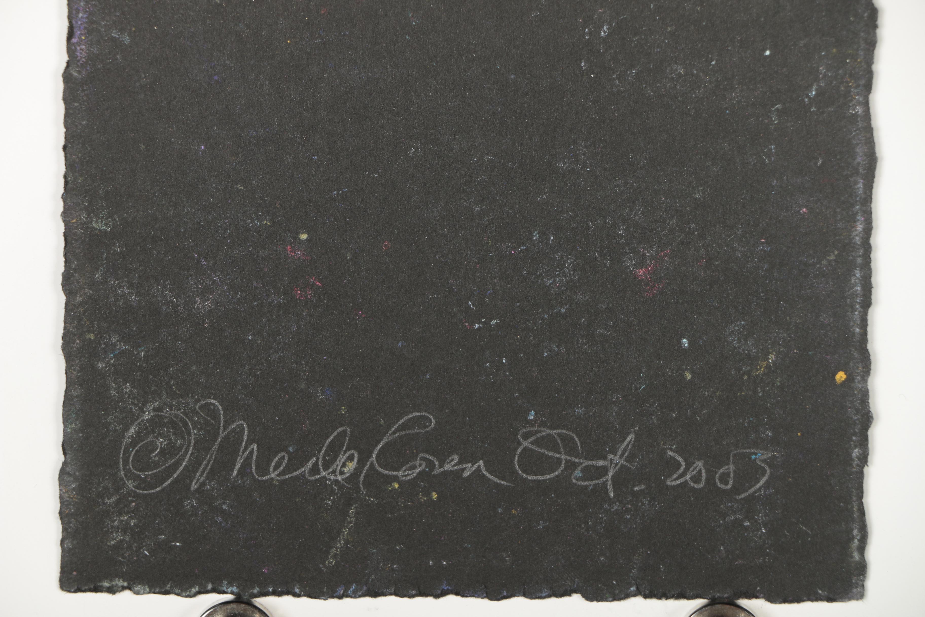 Merle Rosen Abstract Portrait Pastel Drawing | EBTH