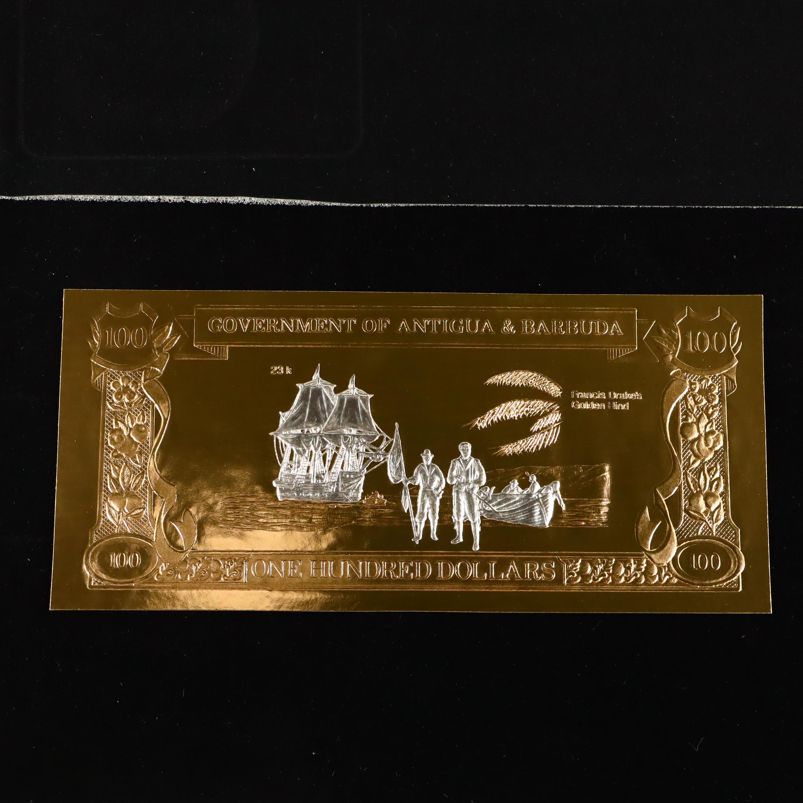 "The World's First Gold and Silver Banknotes" Pirate Ships Banknotes ...
