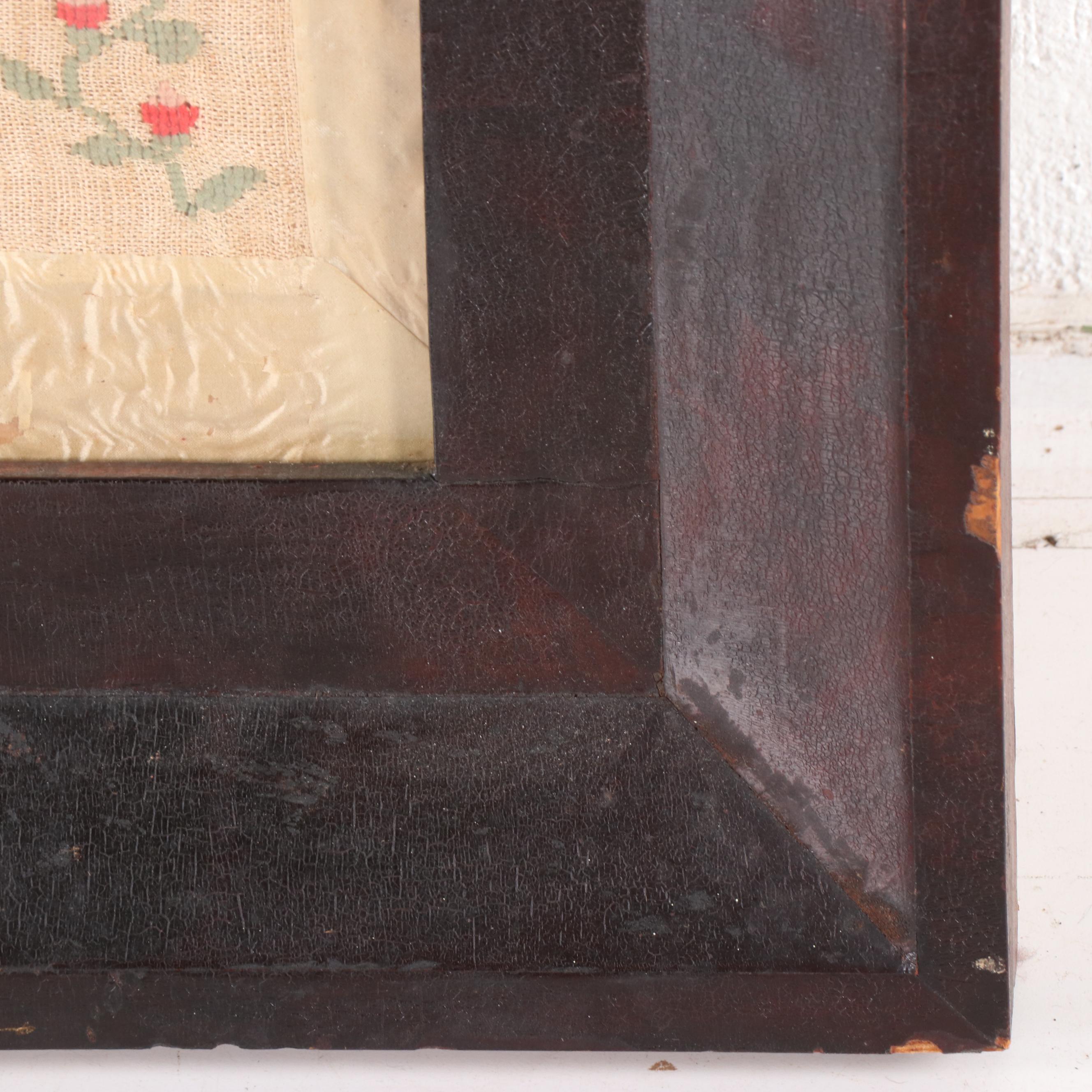 Rebecca Shepler American Genealogical Cross-Stitch Sampler, 1843 | EBTH