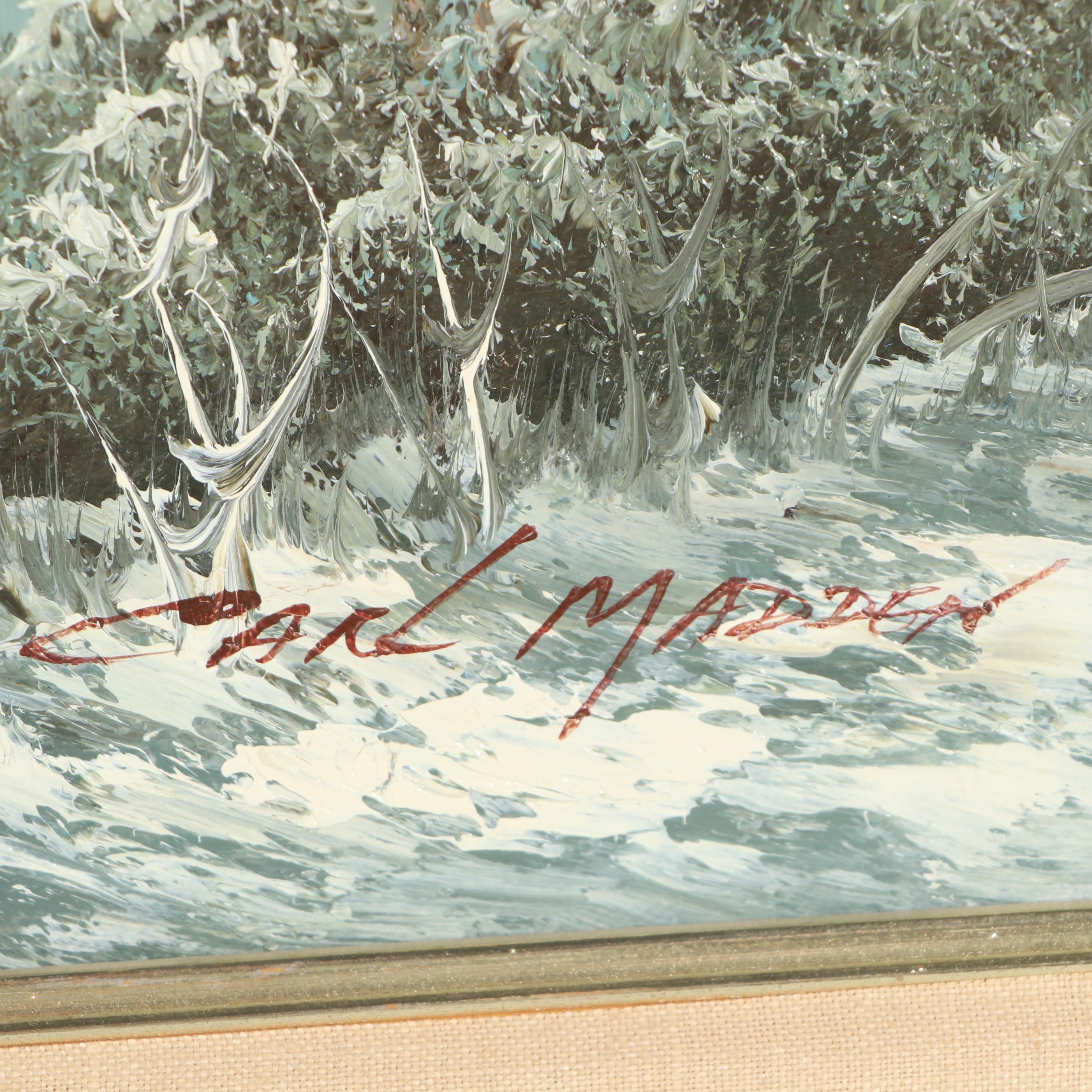 Carl Madden Mountain Landscape Oil Painting | EBTH