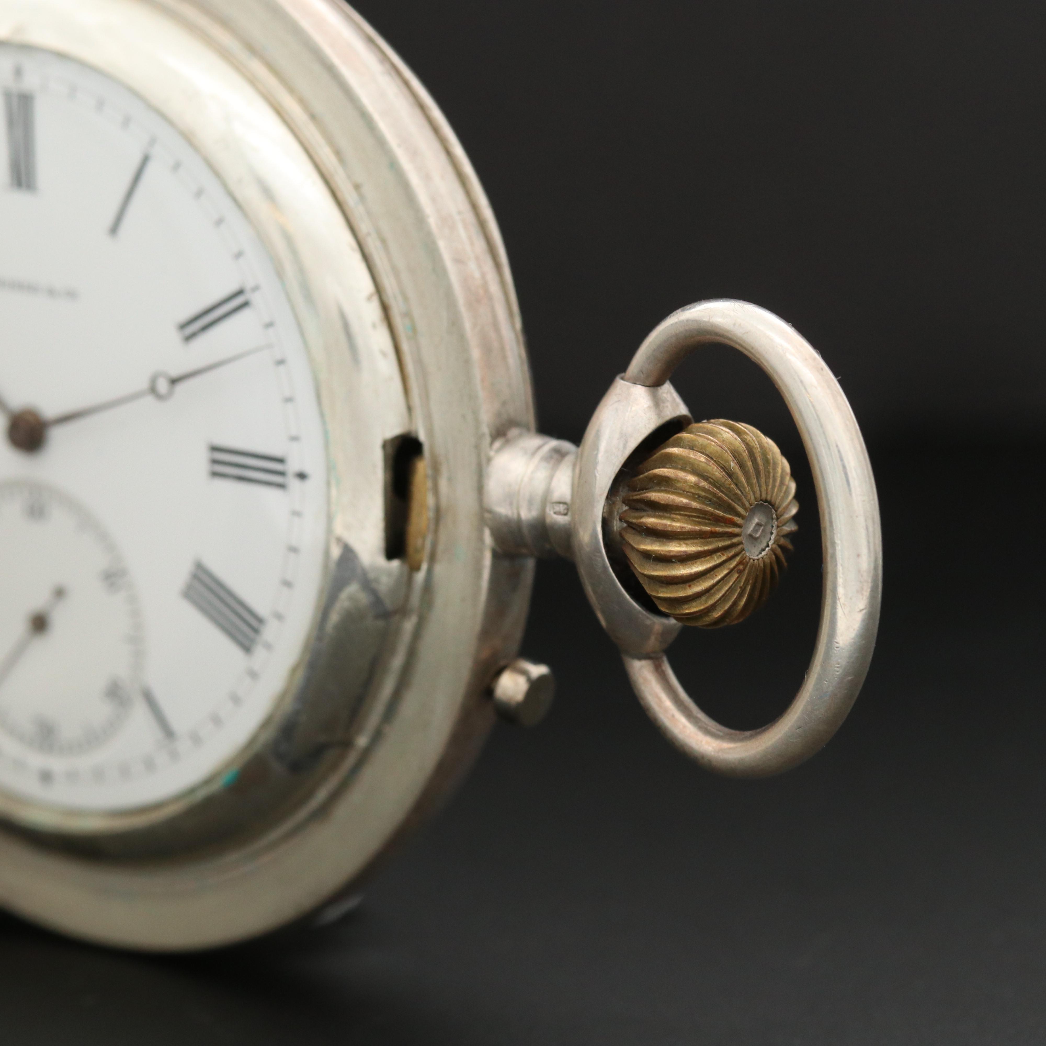 HY Moser & CE, Russian Silver Hunter Case Quarter Repeater Pocket Watch ...