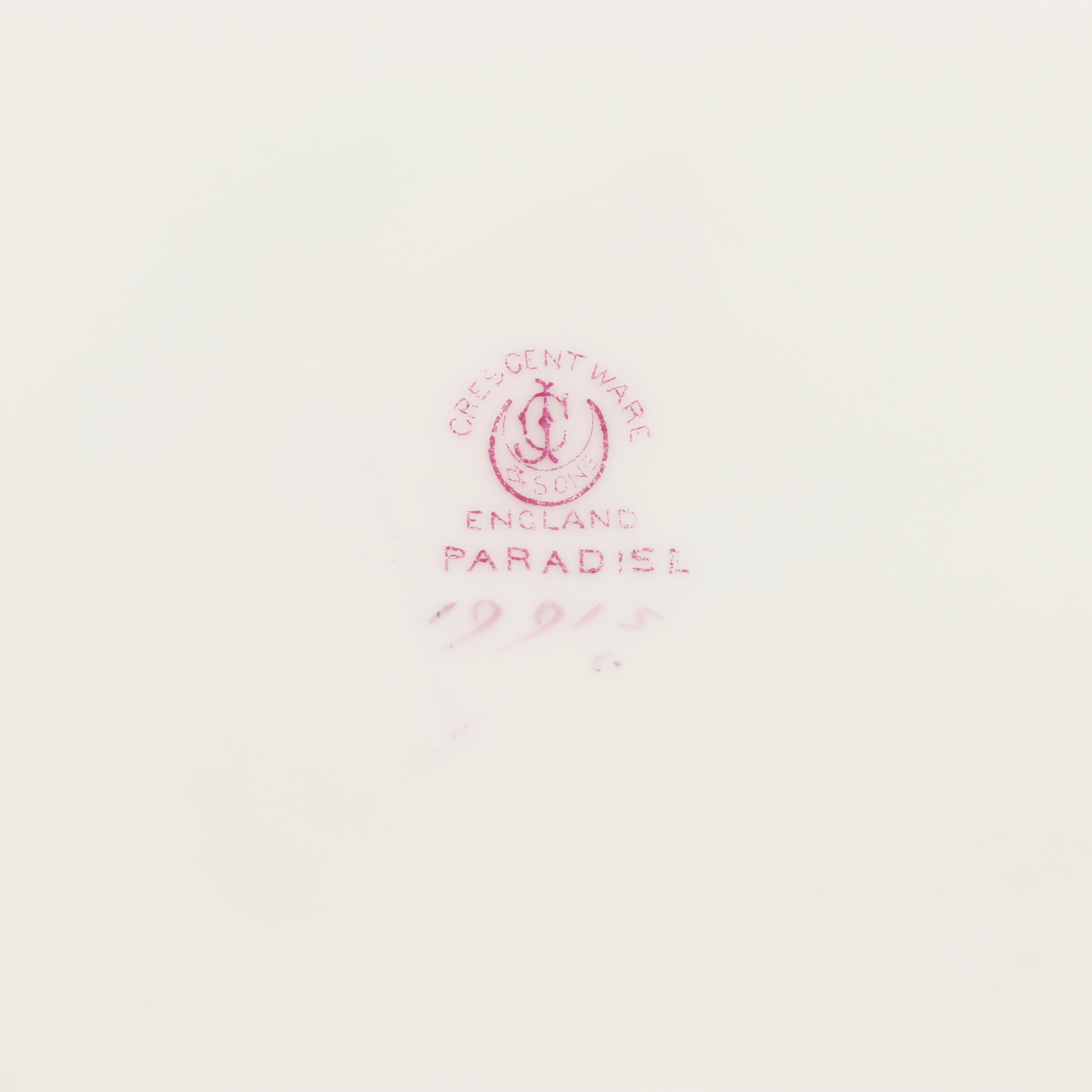 George Jones & Sons "Paradise Pink" Porcelain Dinnerware, Circa 1920 | EBTH