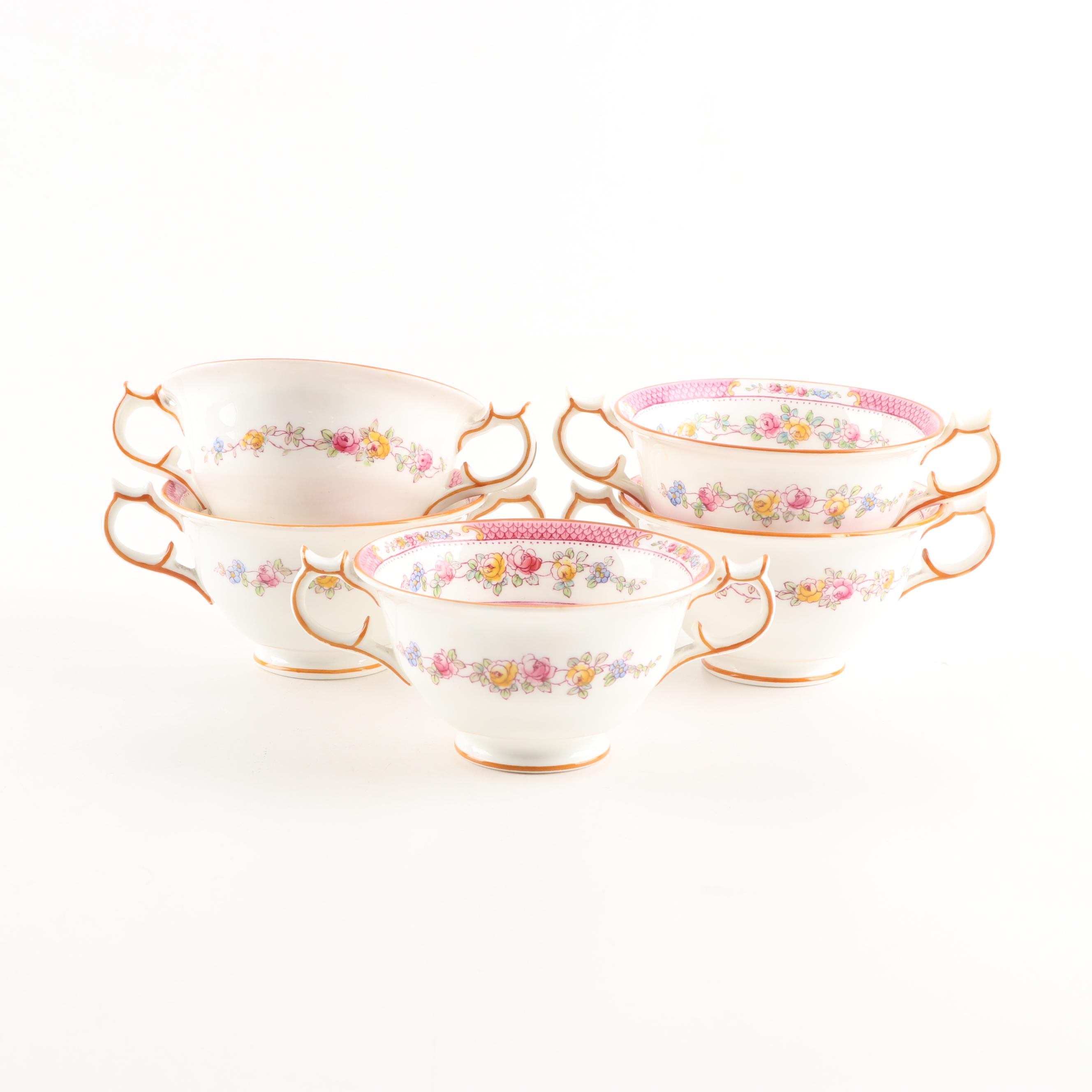 George Jones & Sons "Paradise Pink" Porcelain Dinnerware, Circa 1920 | EBTH
