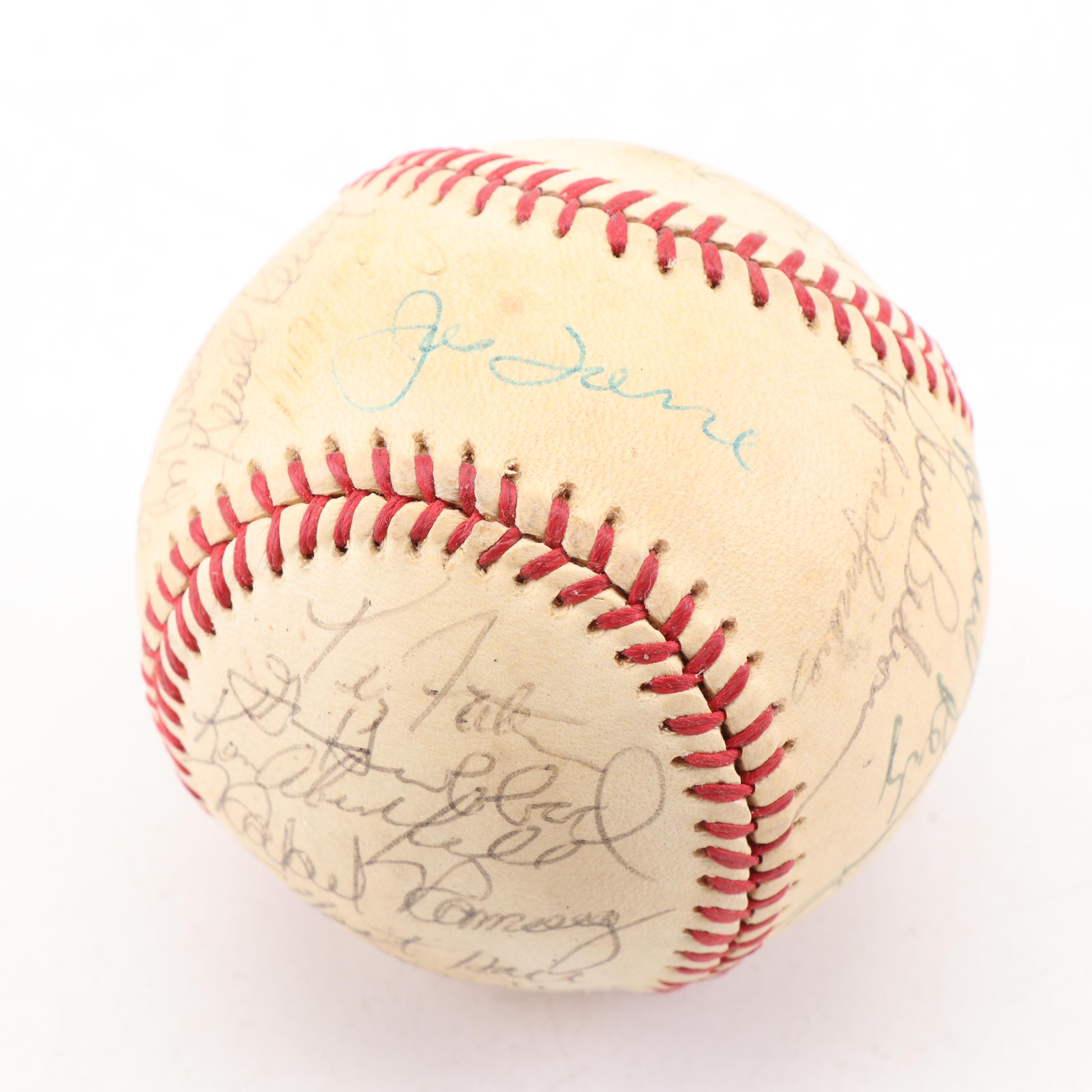 Two Autograph Signed MLB Baseballs and One with Printed Signatures | EBTH
