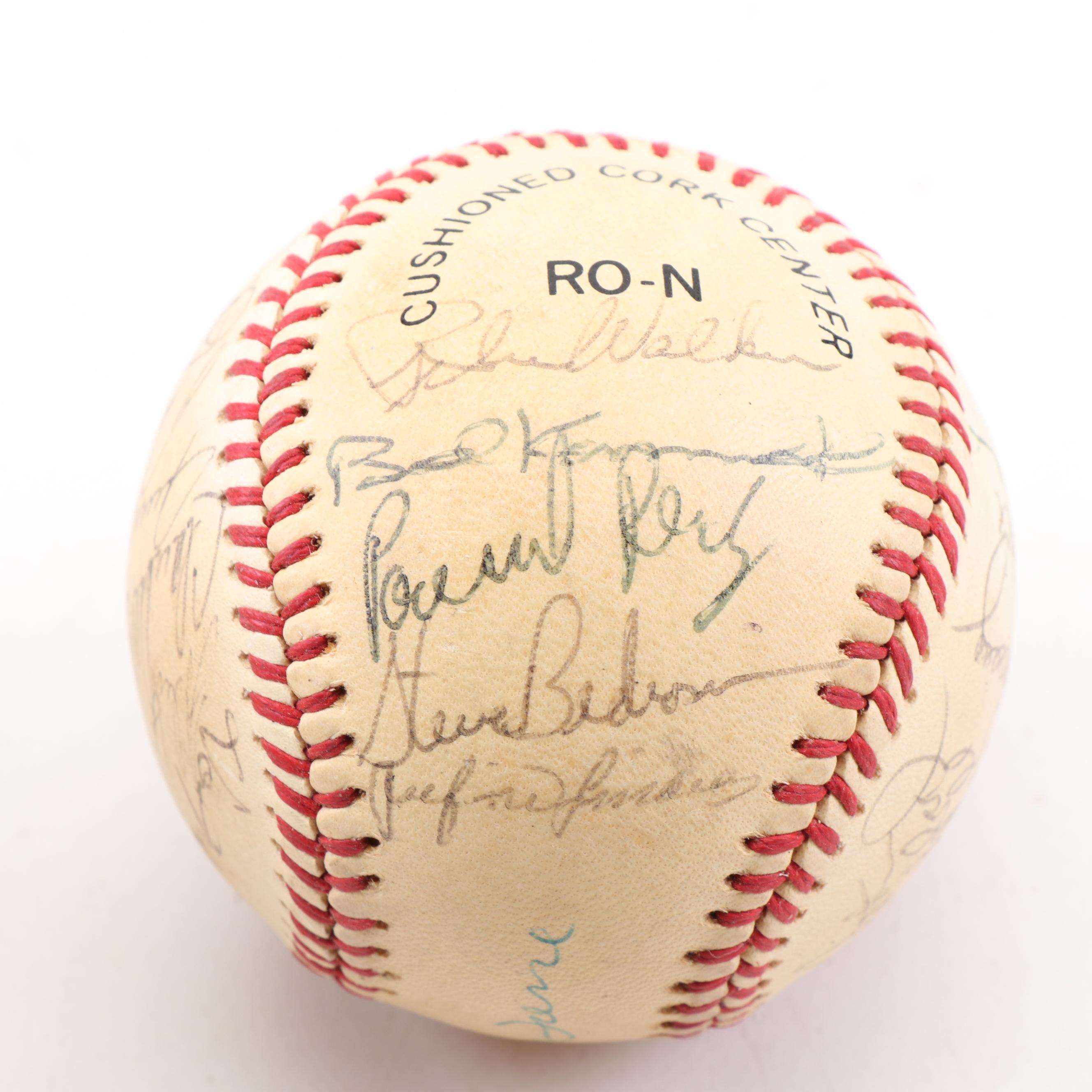 Two Autograph Signed MLB Baseballs and One with Printed Signatures | EBTH