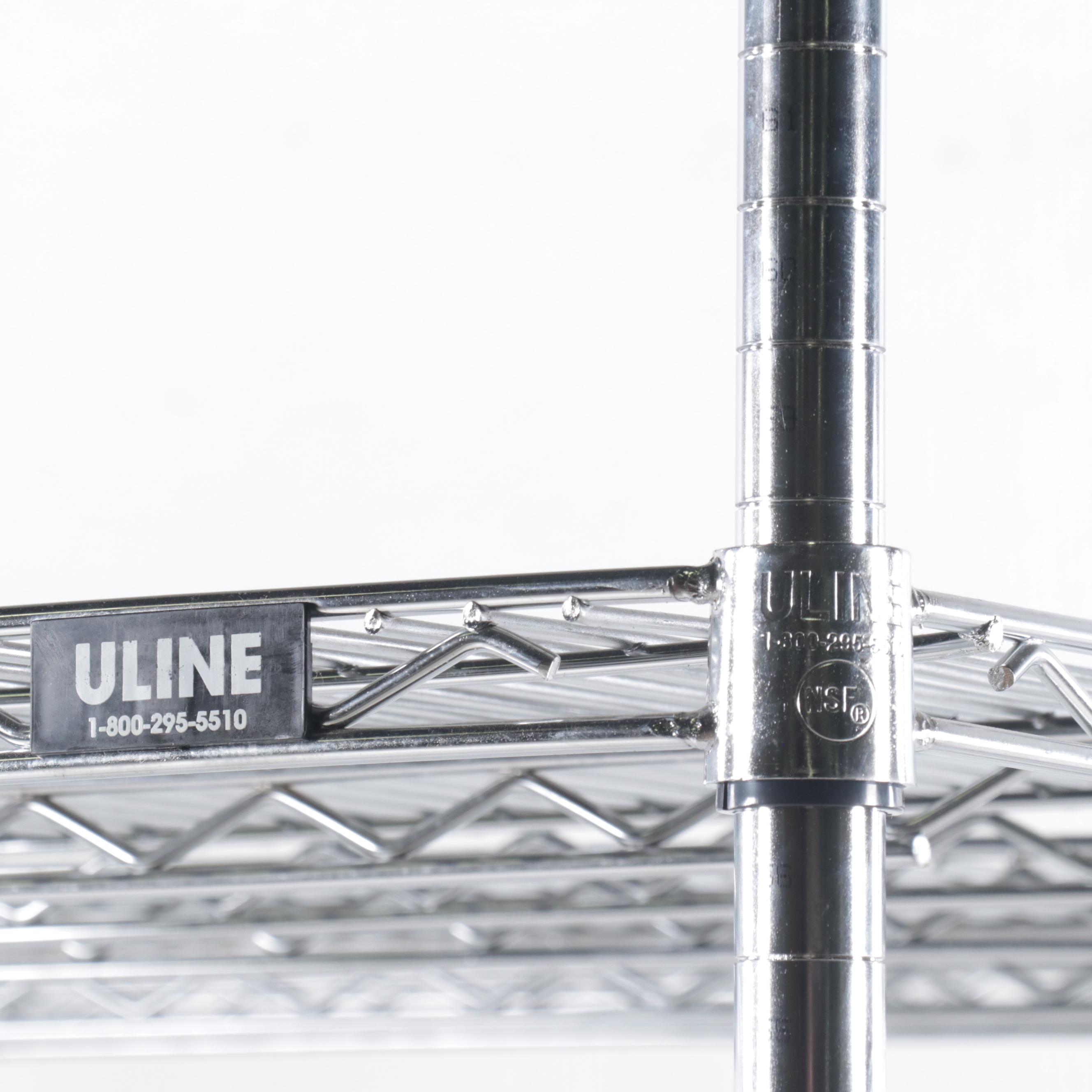 Uline Metal Industrial Rolling Storage Shelves | EBTH
