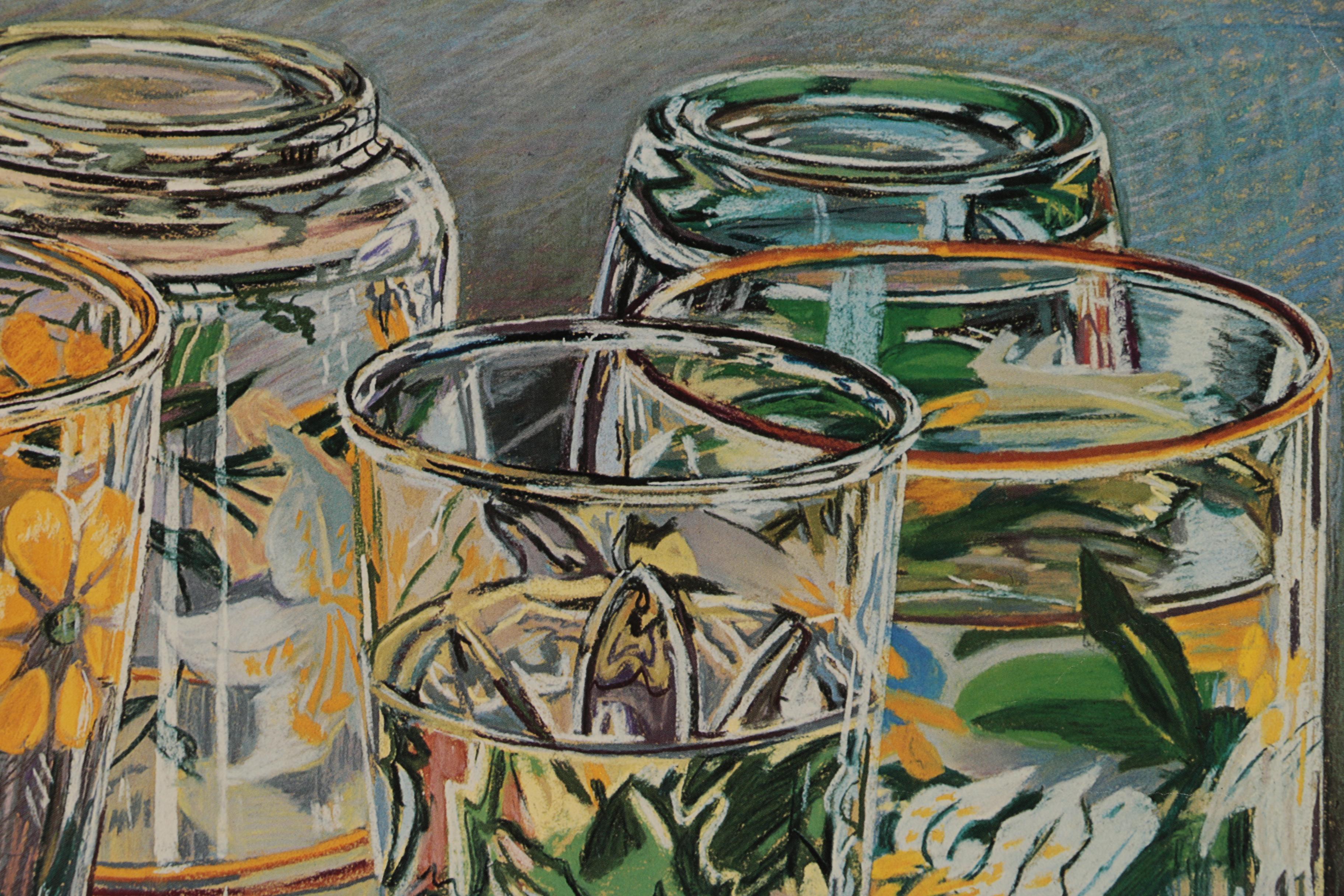 Janet Fish Offset Lithograph "Painted Glasses" | EBTH
