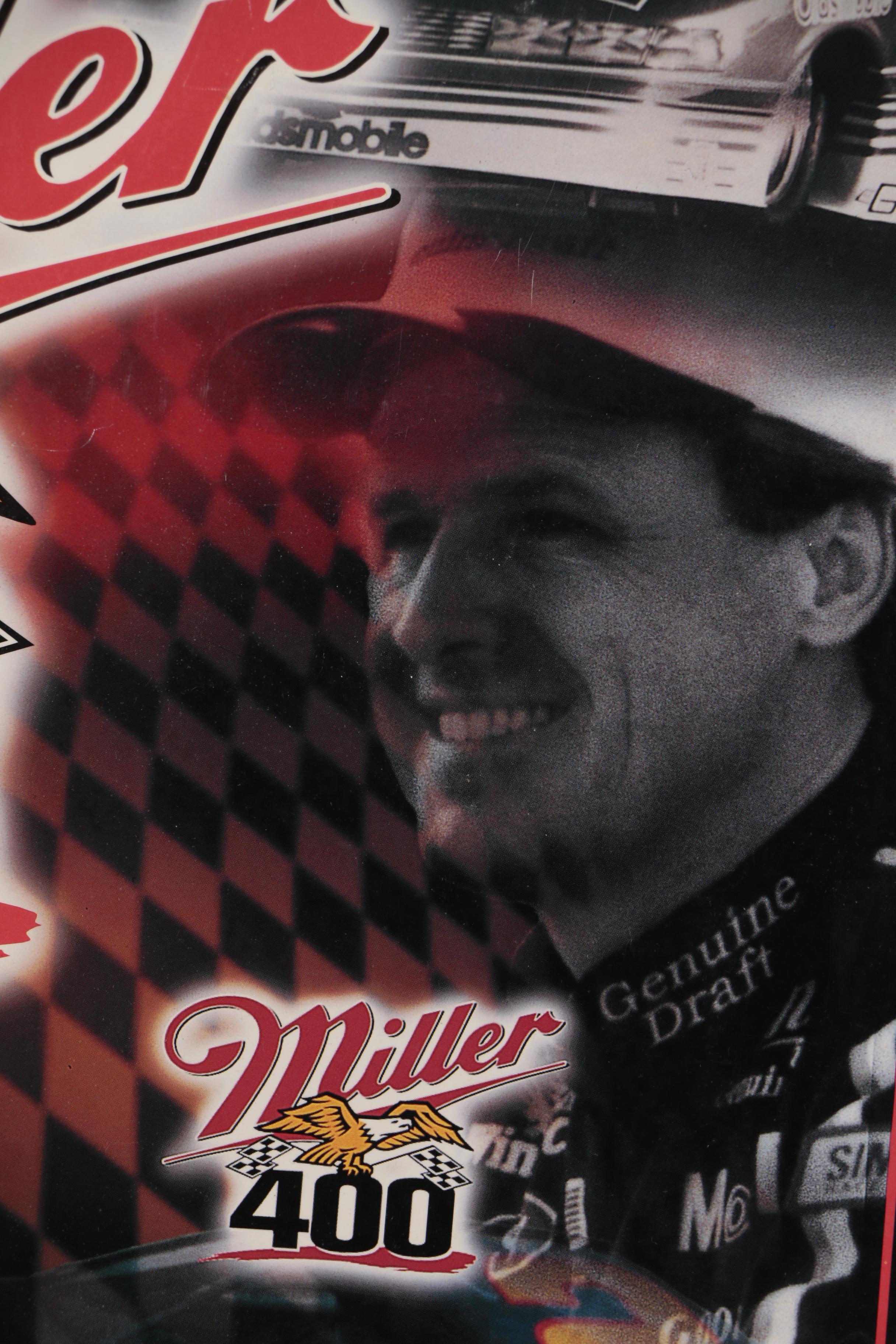 Miller NASCAR Racing Commemorative Poster | EBTH