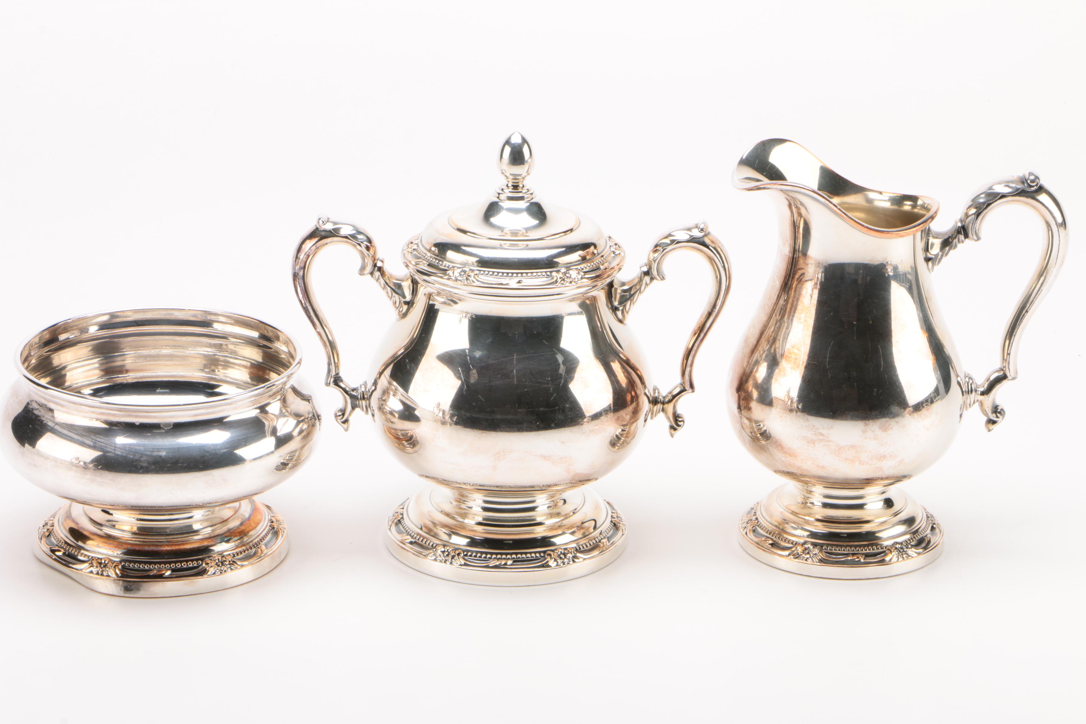 Rogers Bros. "Remembrance" Silver Plate Tea Set | EBTH